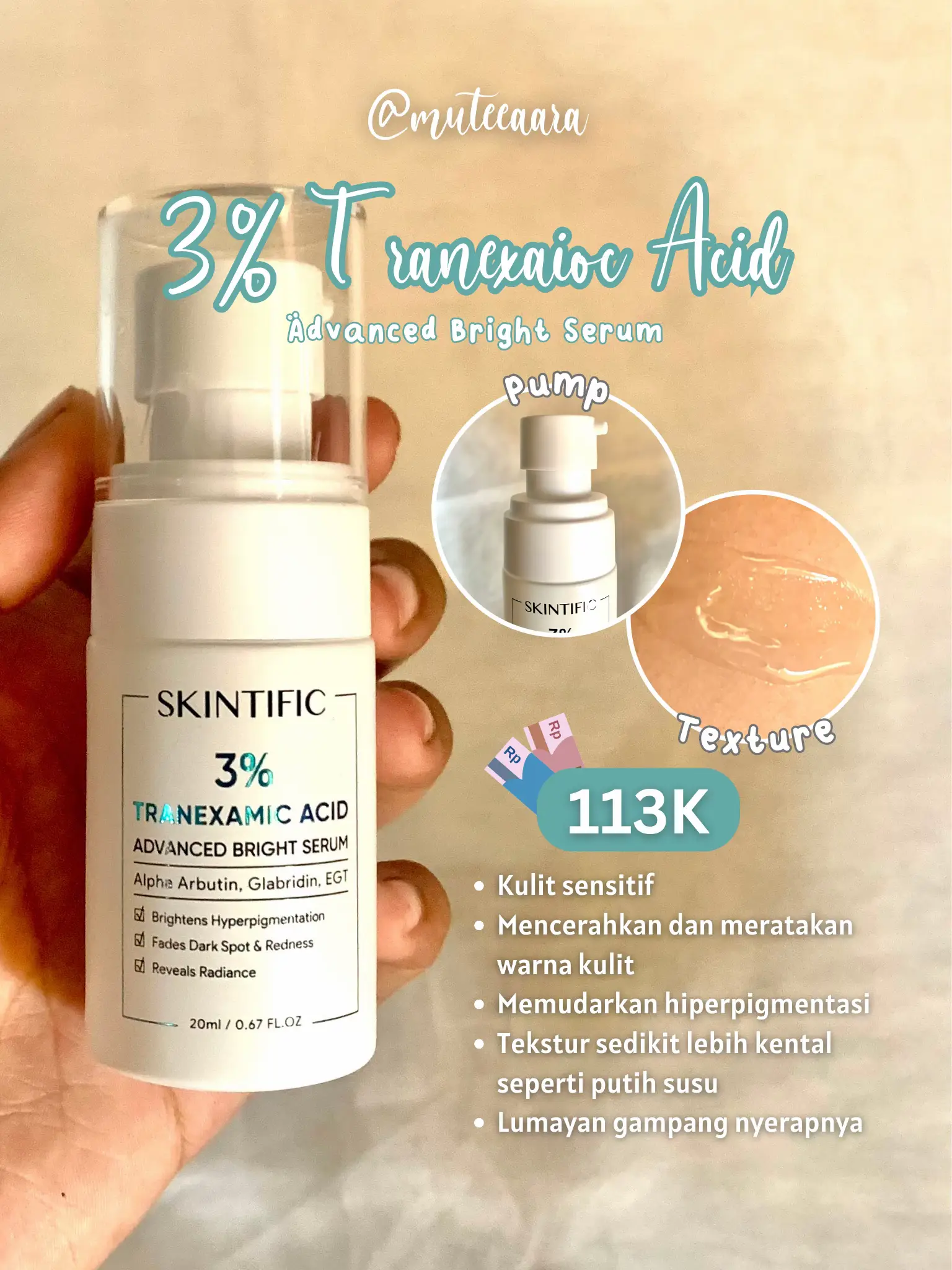 SKINTIFIC SERUM | Galeri diposting oleh Mutee | Lemon8