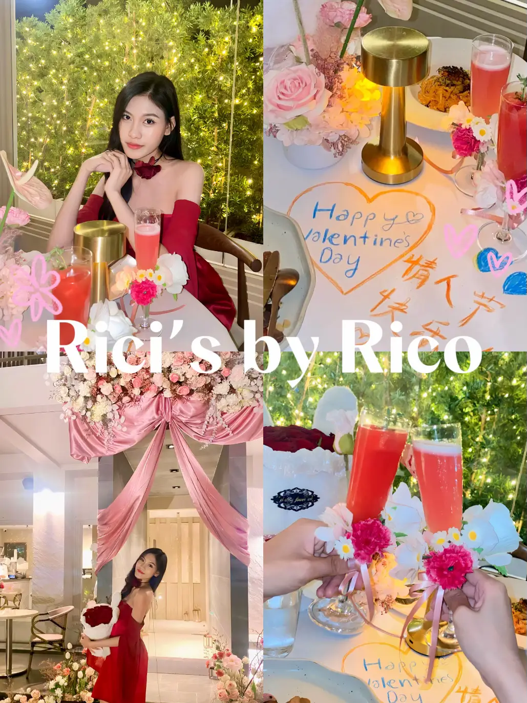 Rici’s by Rico แนะนำร้านเดทกับแฟน ที่น่ารักที่สุด 🎀🍽️ | แกลเลอรีที่ ...
