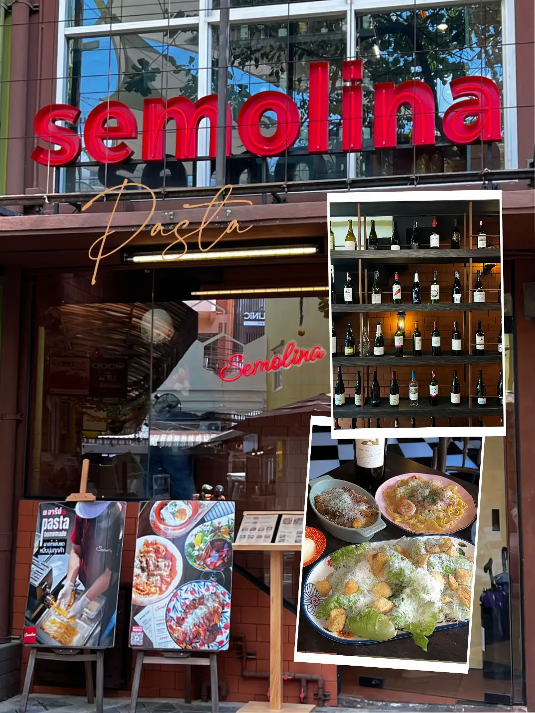 Semolina Pasta&Wine 🍝🥂 | แกลเลอรีที่โพสต์โดย Jenjirajammm | Lemon8