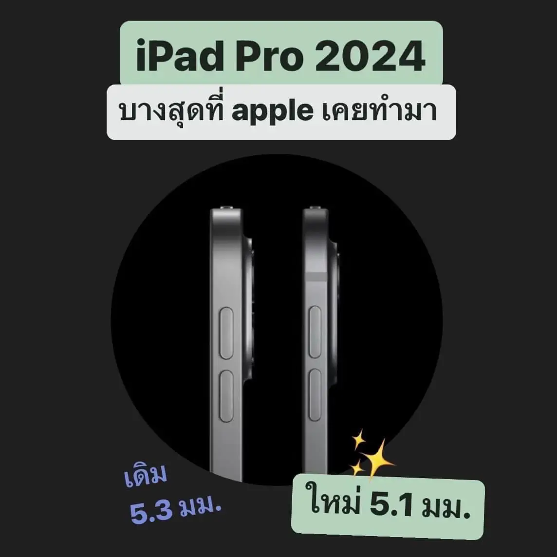 คัมแบคแล้ว! iPad Air 6 & iPad Pro 2024 | แกลเลอรีที่โพสต์โดย punpromotion | Lemon8