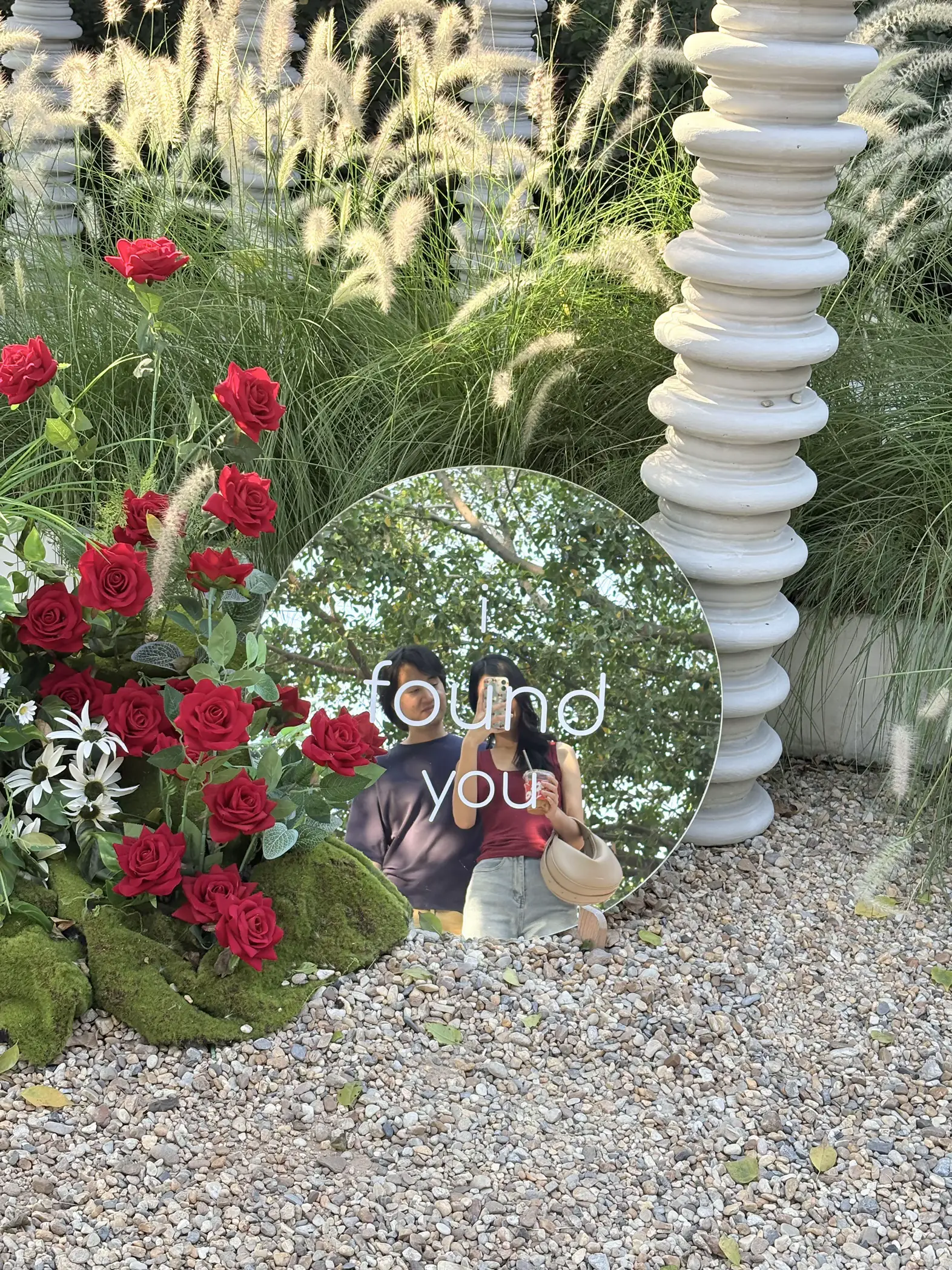 Found Cafe คาเฟ่ดอกไม้ช่วงวาเลนไทน์นี้🌷 | แกลเลอรีที่โพสต์โดย Bovie Review | Lemon8