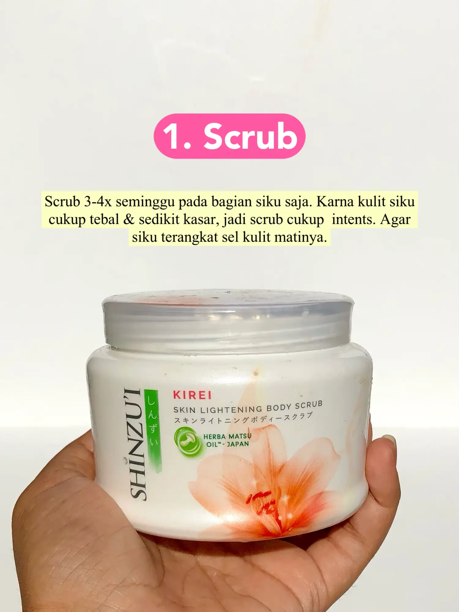 Step bodycare | mencerahkan siku/ sikut | Galeri diposting oleh Astibie ...