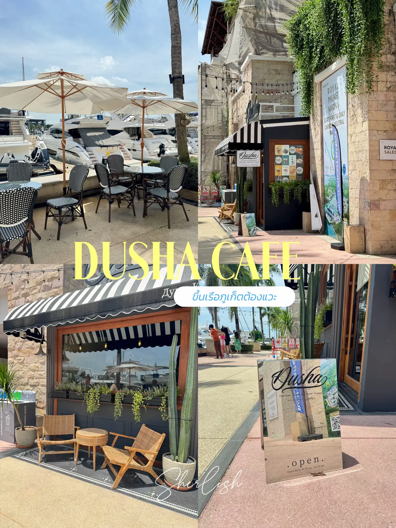 รีวิวคาเฟ่สุดฮิต ก่อนขึ้นเรือภูเก็ต DUSHA CAFE 🏝️ | แกลเลอรีที่โพสต์โดย ...