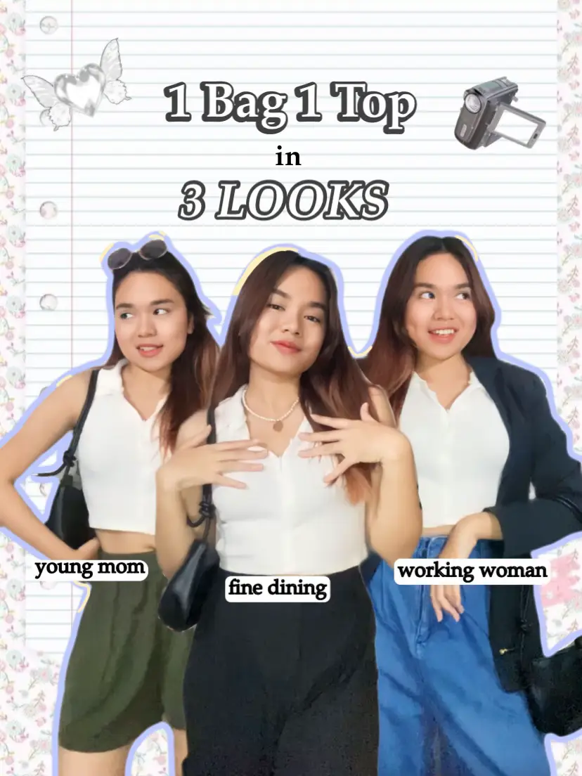 1 Bag, 1 Top in 3 LOOKS 👛👚 | Video dipublikasikan oleh tiara🌷 | Lemon8