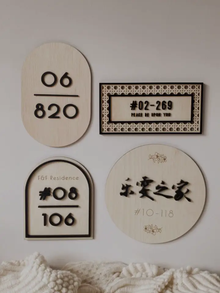 I make customised unit signs | Gallery posted by thejomuhome | Lemon8