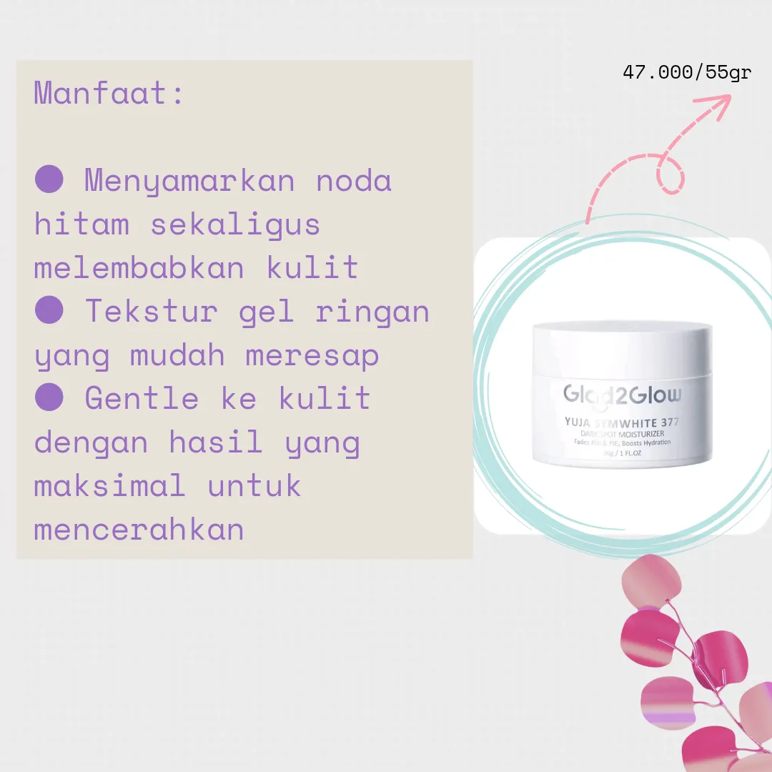 perbedaan moisturizer glad2glow ijo dan ungu - Pencarian Lemon8