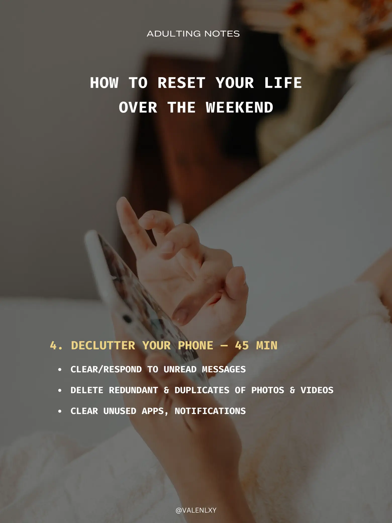 [READ THIS] How to reset over the weekend! 🍵😌 | Gallery posted by ...