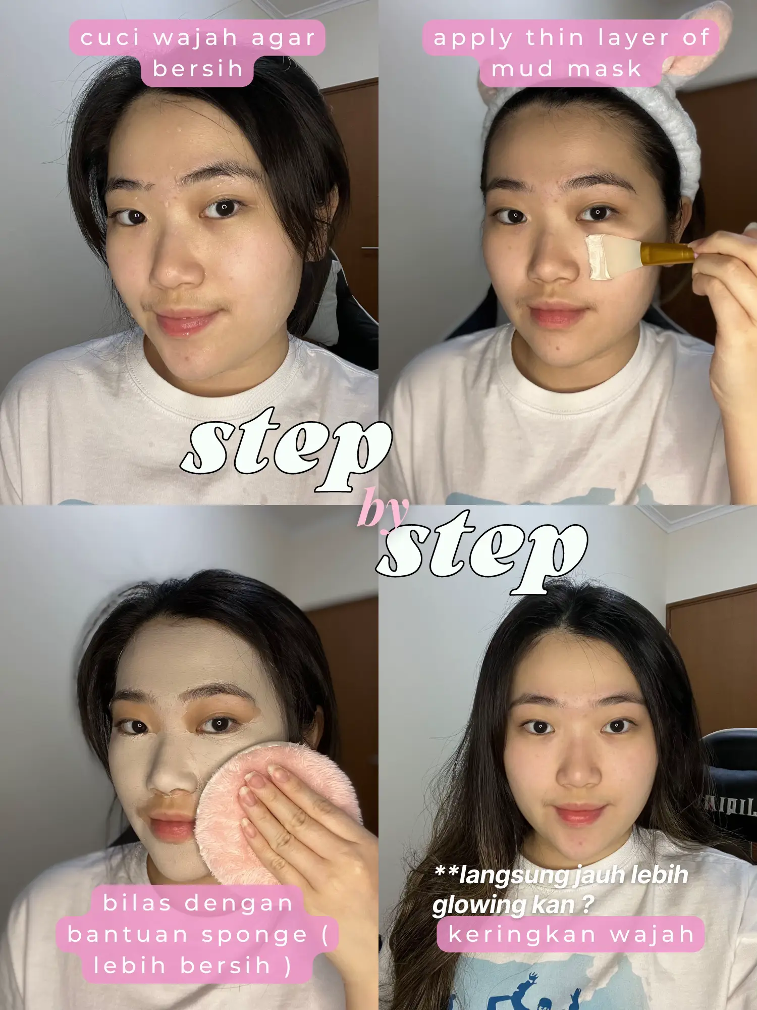 Cara Pakai Mud Mask yang benar 💯💯💯 | Galeri diposting oleh vianka | Lemon8