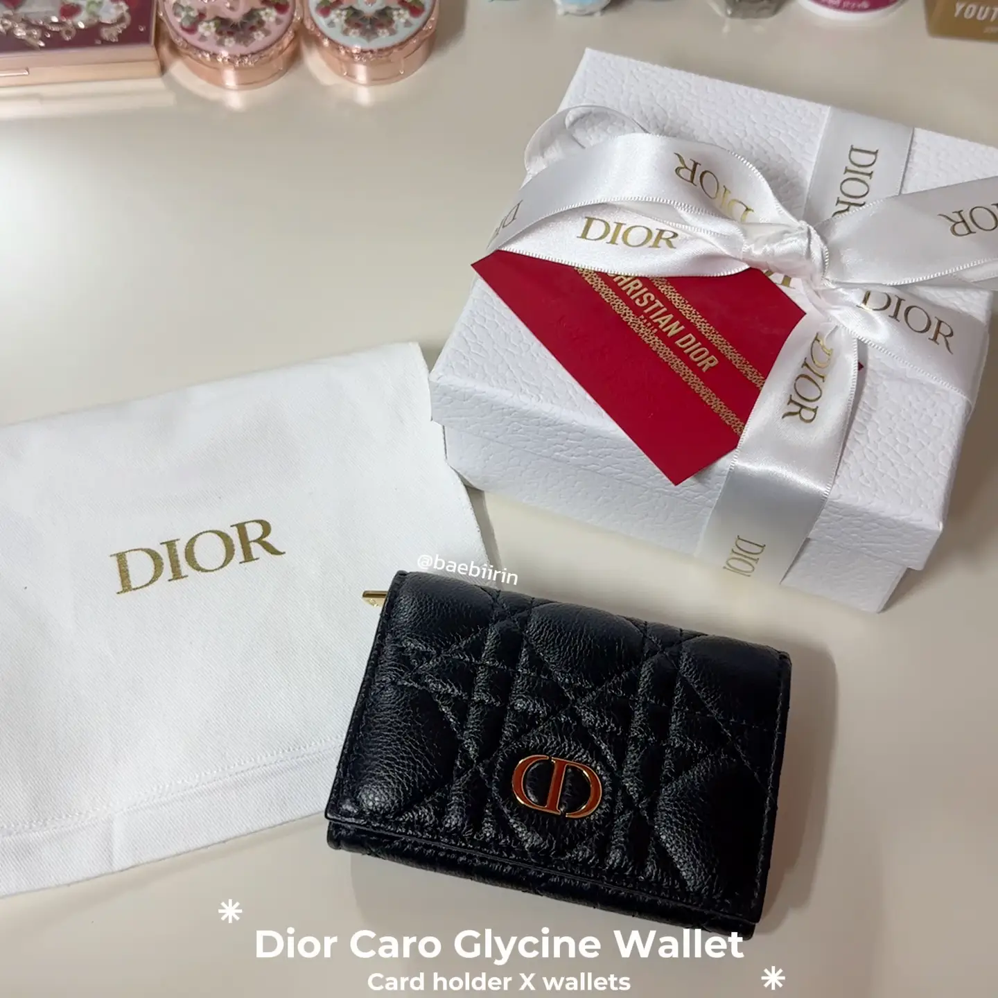 ⊹ Dior Caro Glycine Wallet ⊹ | แกลเลอรีที่โพสต์โดย S💋 | Lemon8