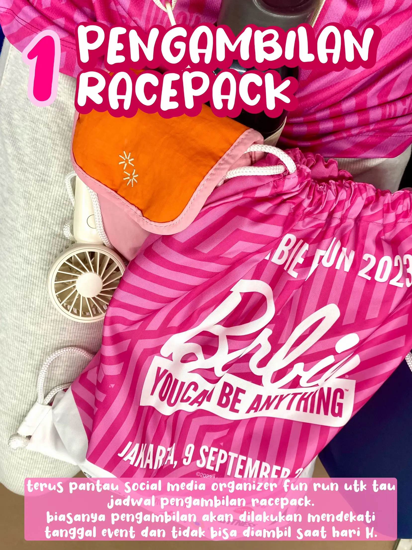 GUIDANCE FOR FUN RUN FIRST TIMER: BARBIE RUN 23🏃🏻‍♂️🩷🌸 | Galeri ...