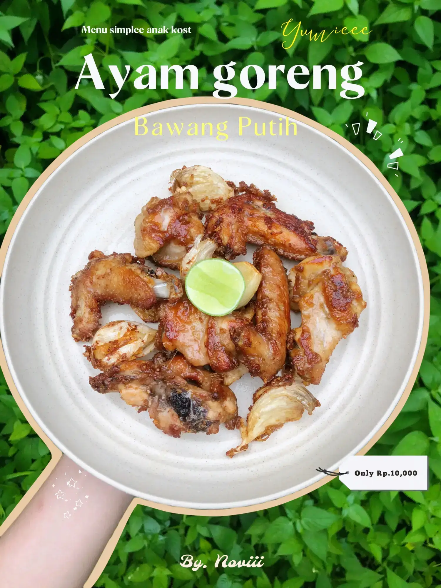 Ayam goreng bawang putih | แกลเลอรีที่โพสต์โดย Noviiii | Lemon8