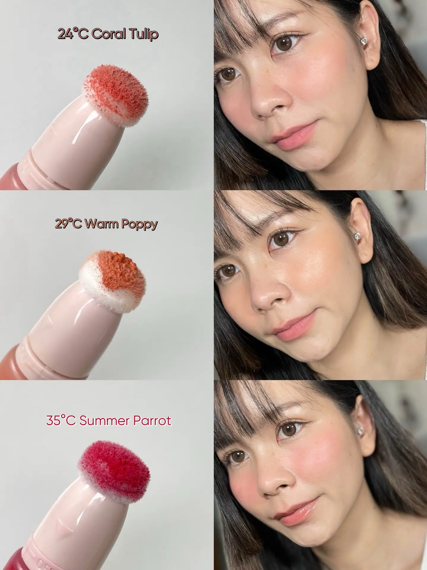 รีวิวบลัช Fleen Beauty Soft Velvet Fluffy Cheek 💐 | แกลเลอรีที่โพสต์โดย Fernquill | Lemon8