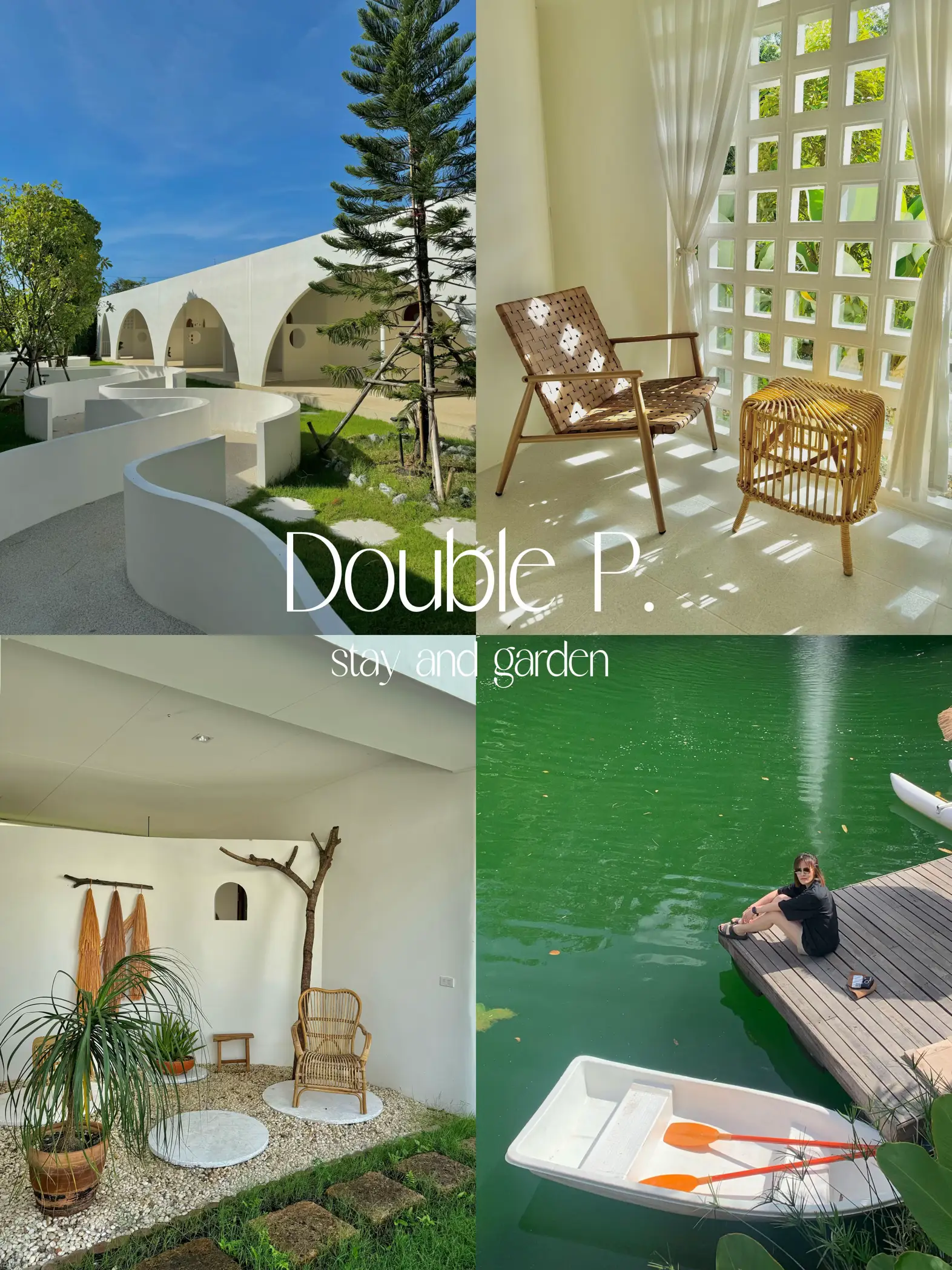 double p. stay and garden | ที่พักระยอง 🏠 | แกลเลอรีที่โพสต์โดย ꒰ fernzgs ° | Lemon8
