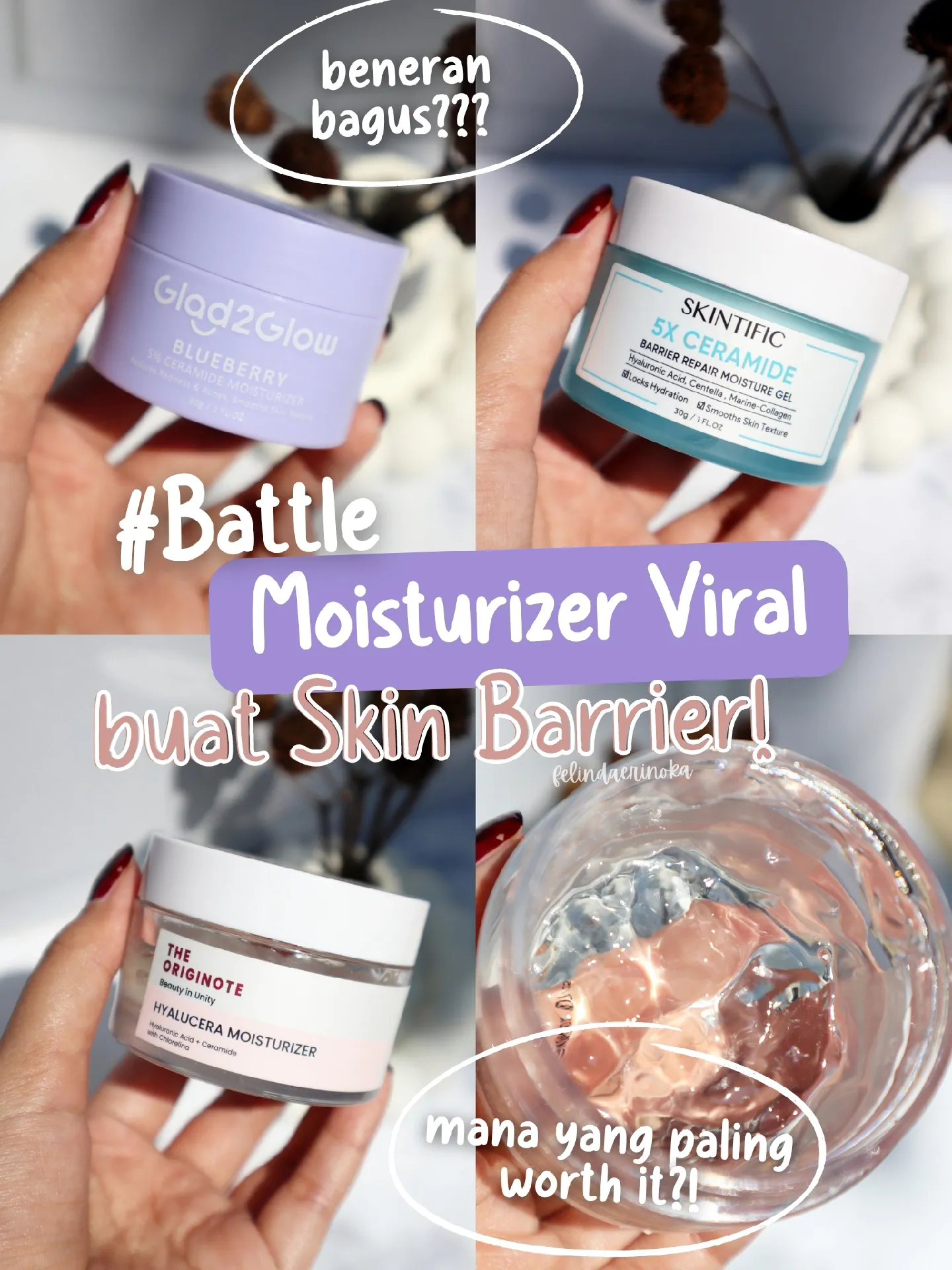 18 ide Perbedaan Moisturizer Glad2glow Ijo Dan Ungu teratas di 2024