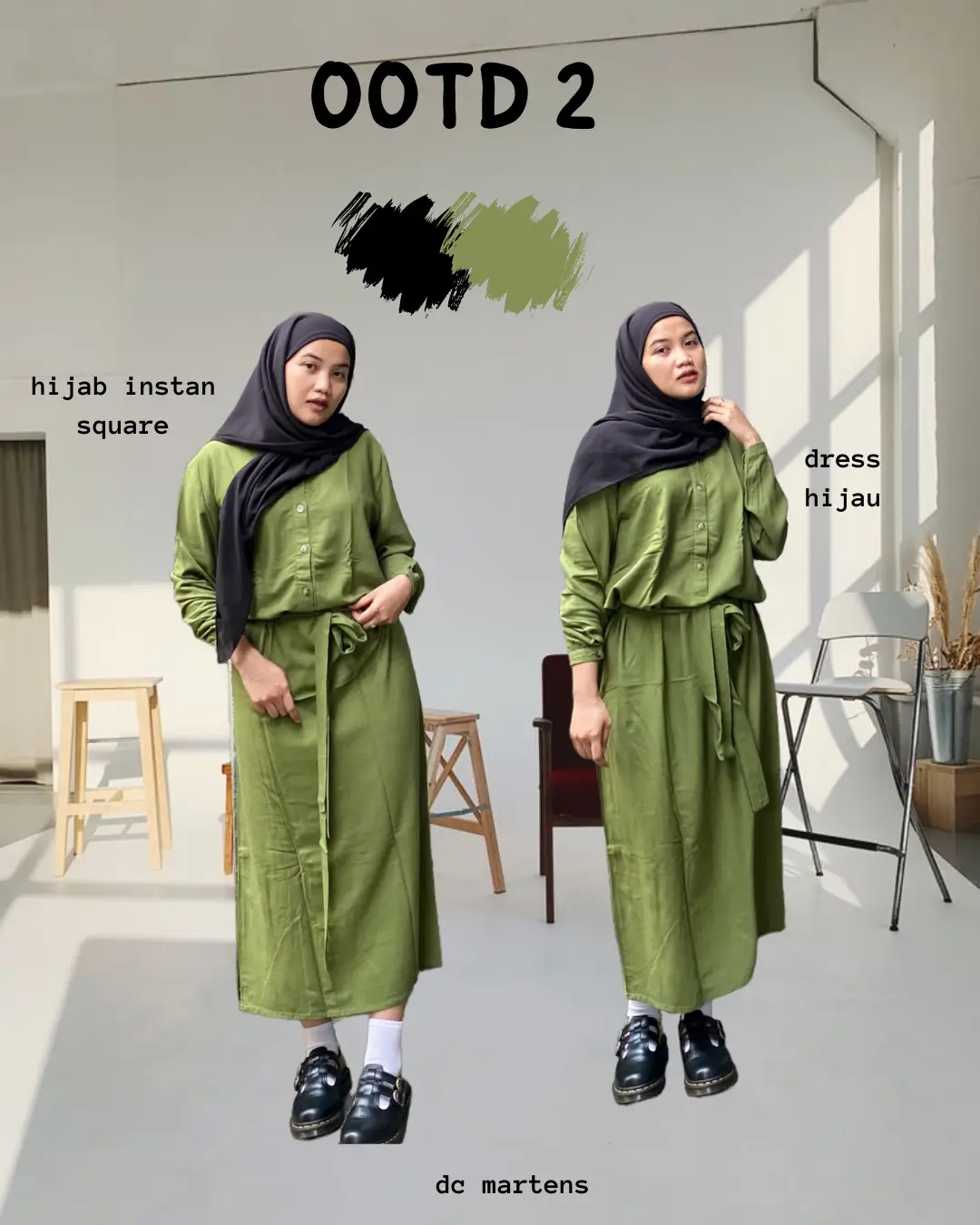 Cool Green Outfit | Galeri diposting oleh Ditha Ningrum | Lemon8