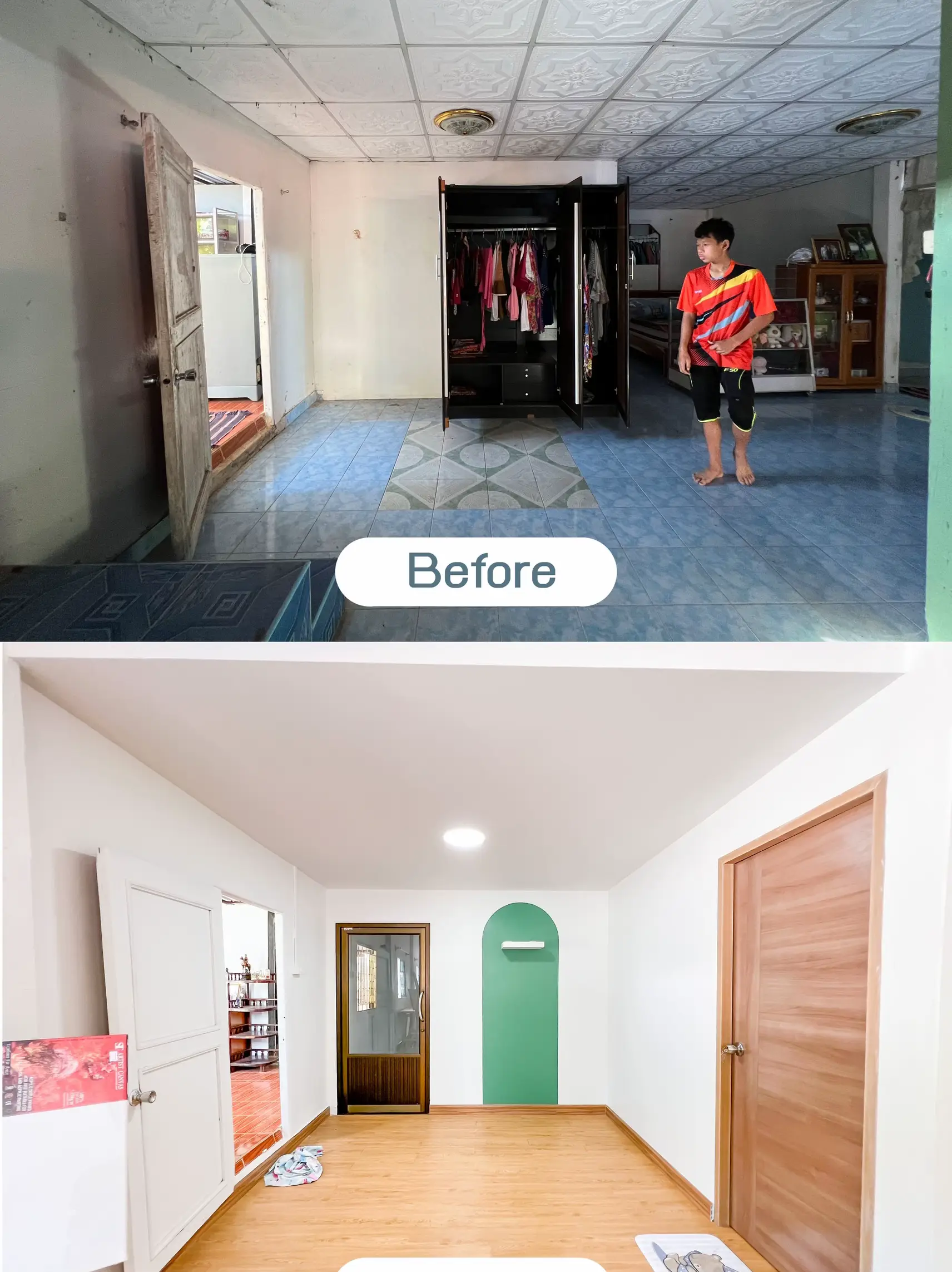 รีโนเวทบ้านเก่า เป็นสไตล์มินิมอล งบ 350,000 | แกลเลอรีที่โพสต์โดย Aon ...