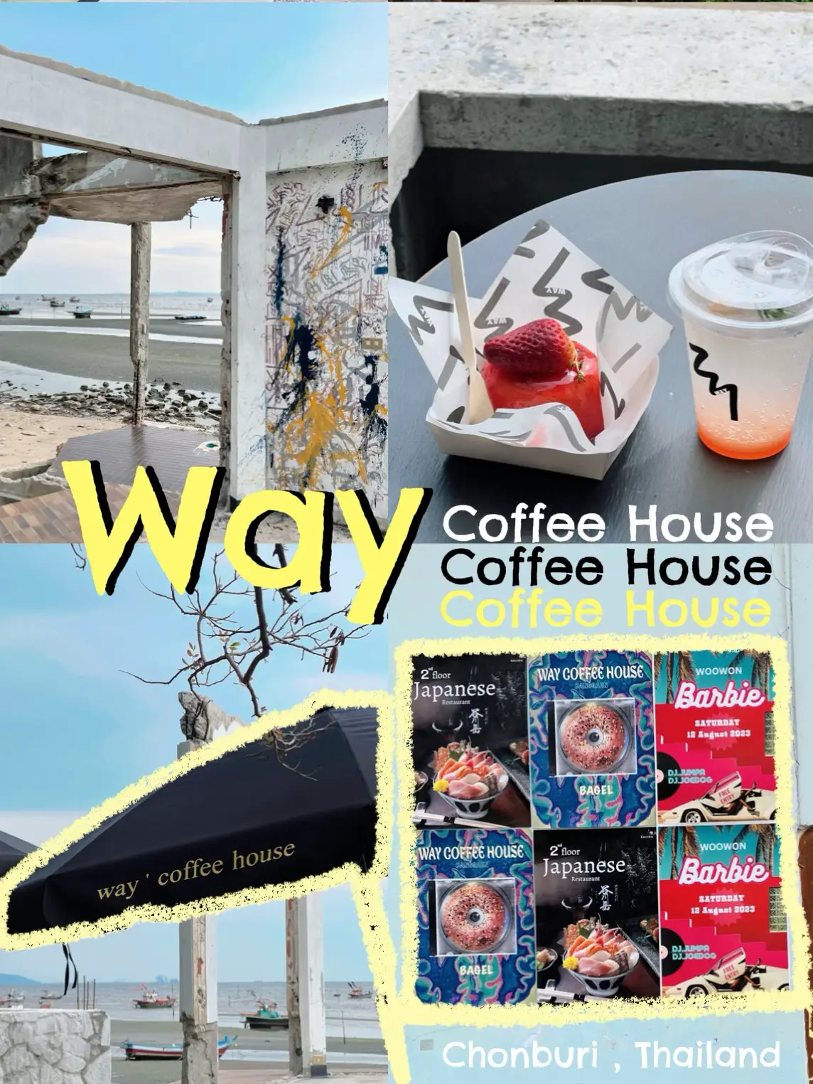 Way Coffee House ⛵️˚.🎧 ｡🌅 | แกลเลอรีที่โพสต์โดย คิตตี้ไดอารี่🪽 | Lemon8