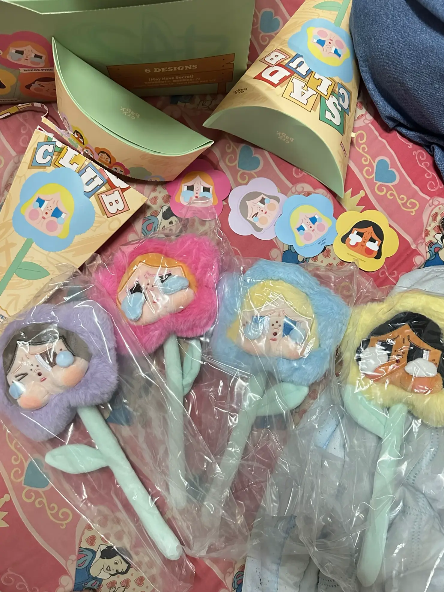 CRYBABY Sad Club Series -Blind Box Plush Flower🌸🌼🫧 | แกลเลอรีที่โพสต์ ...