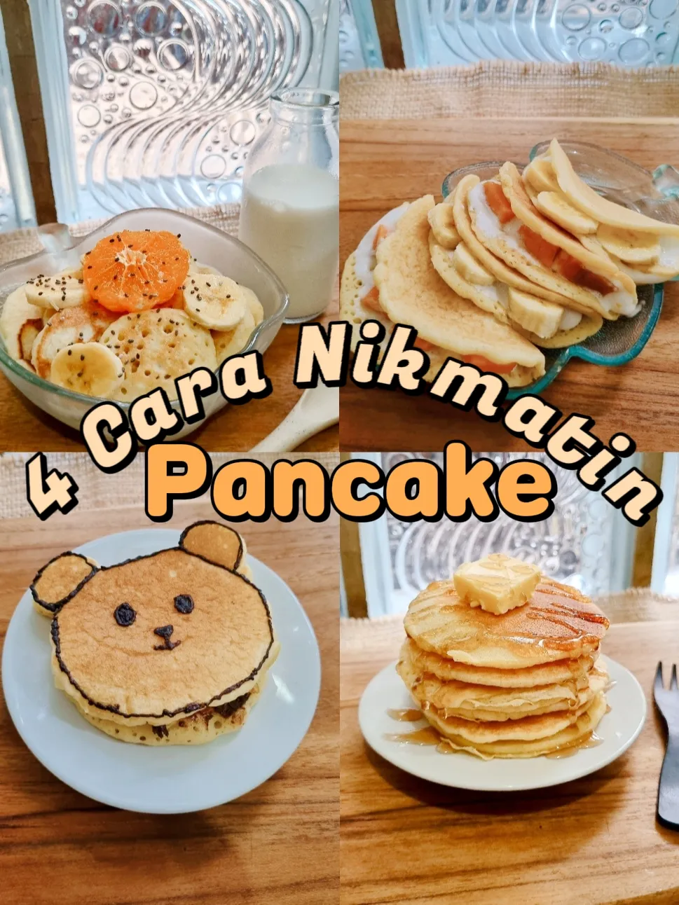 4 Cara Nikmatin Pancake Kamu Biar Gak Bosen | Galeri diposting oleh uchigo_🍓 | Lemon8