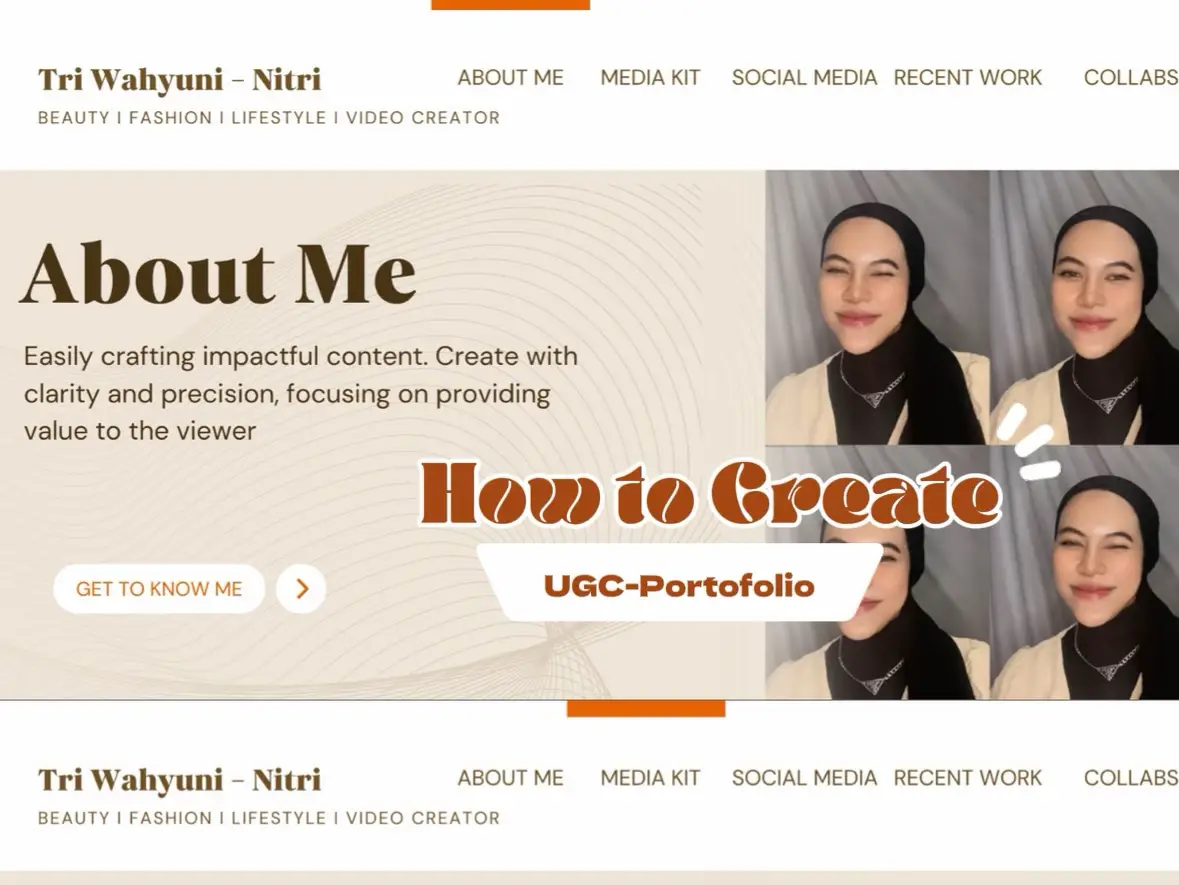How to Create UGC Portofolio | Galeri diposting oleh Nitri | Lemon8