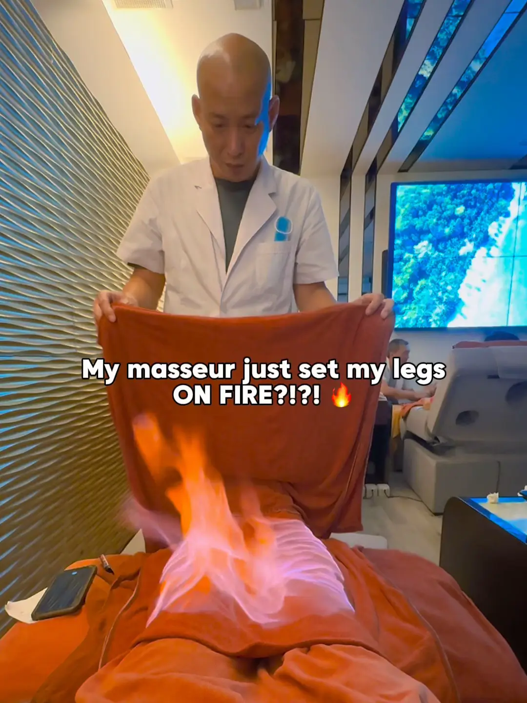 MASSEUR SET MY LEGS ON FIRE?! 😱🔥 | Video published by Zara Lim 💜 | Lemon8