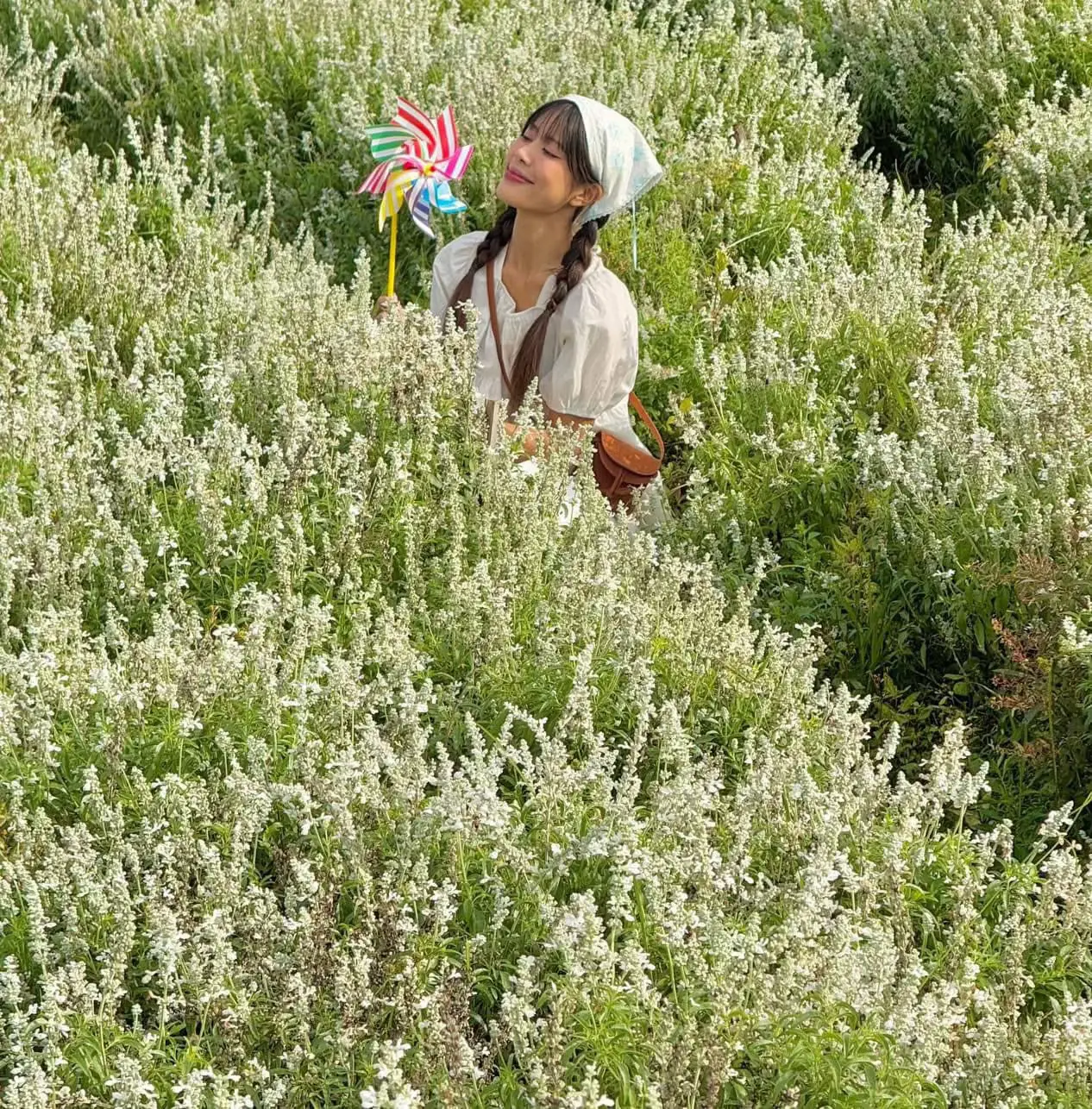 สวนดอกไม้ฮีลใจแห่ง ‘เชียงใหม่ I Love Flower Farm 🌸👩🏻‍🌾 | แกลเลอรีที่โพสต์โดย lbzero | Lemon8