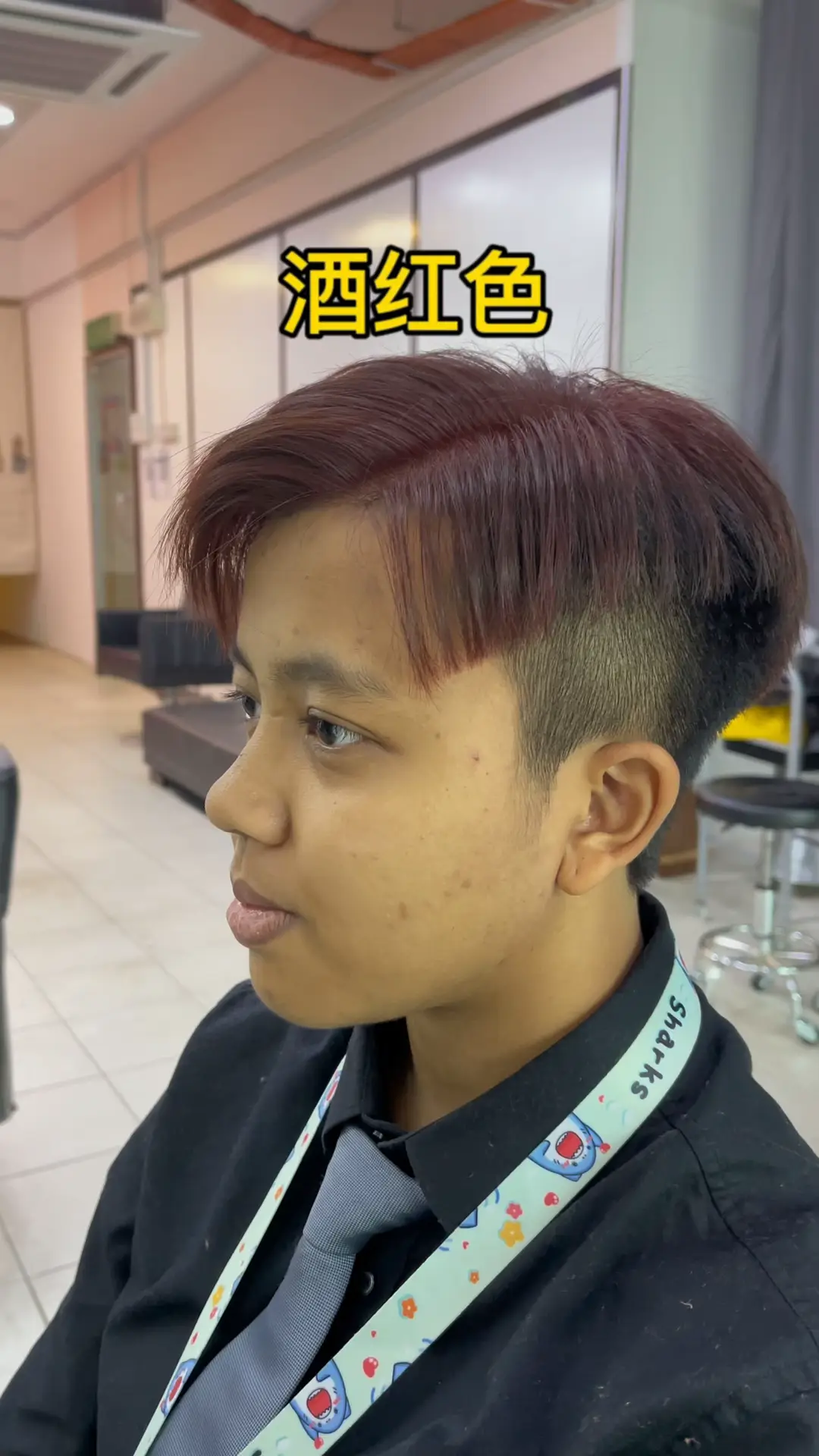 Hair colour dark red | Video published by Connor Chong | Lemon8