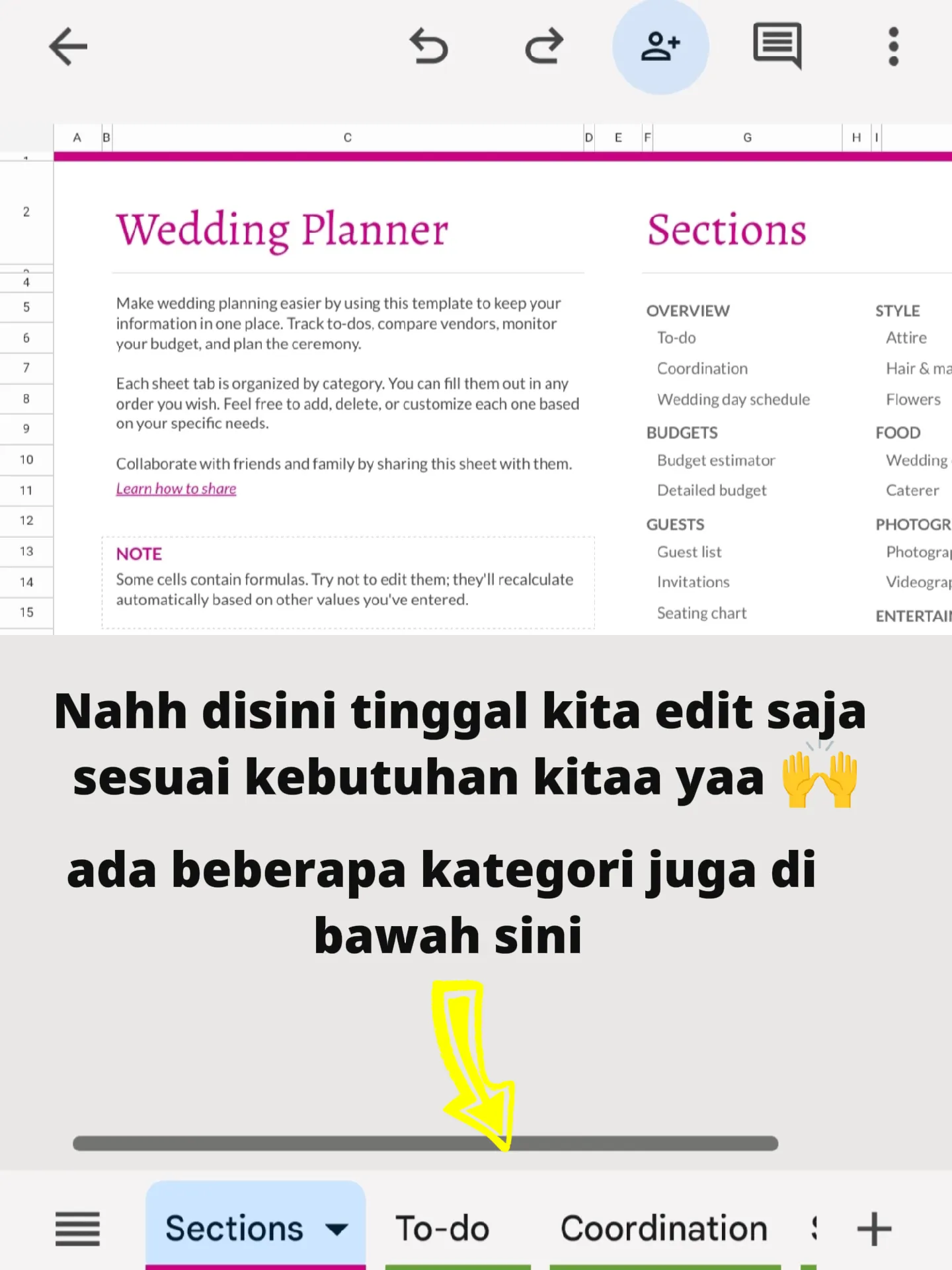 19 ide List Persiapan Pernikahan Excel teratas di 2024