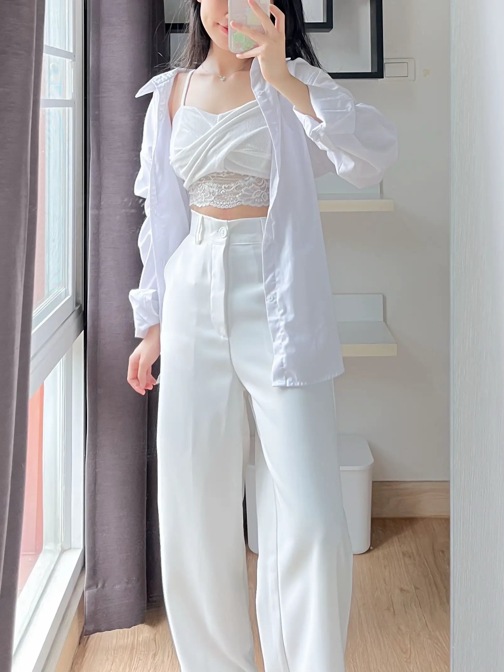 All-White Ootd☁️ฉบับสาว150ซม𓇼เซ็กซี่นิดนึงนะ~! | แกลเลอรีที่โพสต์โดย ...