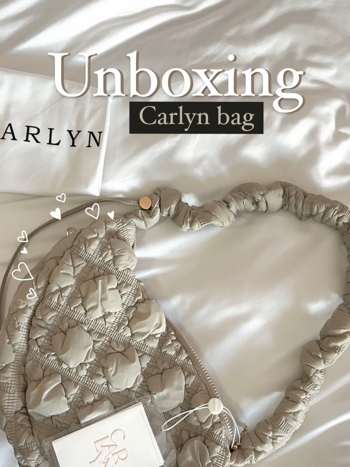 พา Unbloxing CARLYN BAG รุ่น COZY กระเป๋าก้อนเมฆสุดคิ้วท์ | แกลเลอรีที่ ...