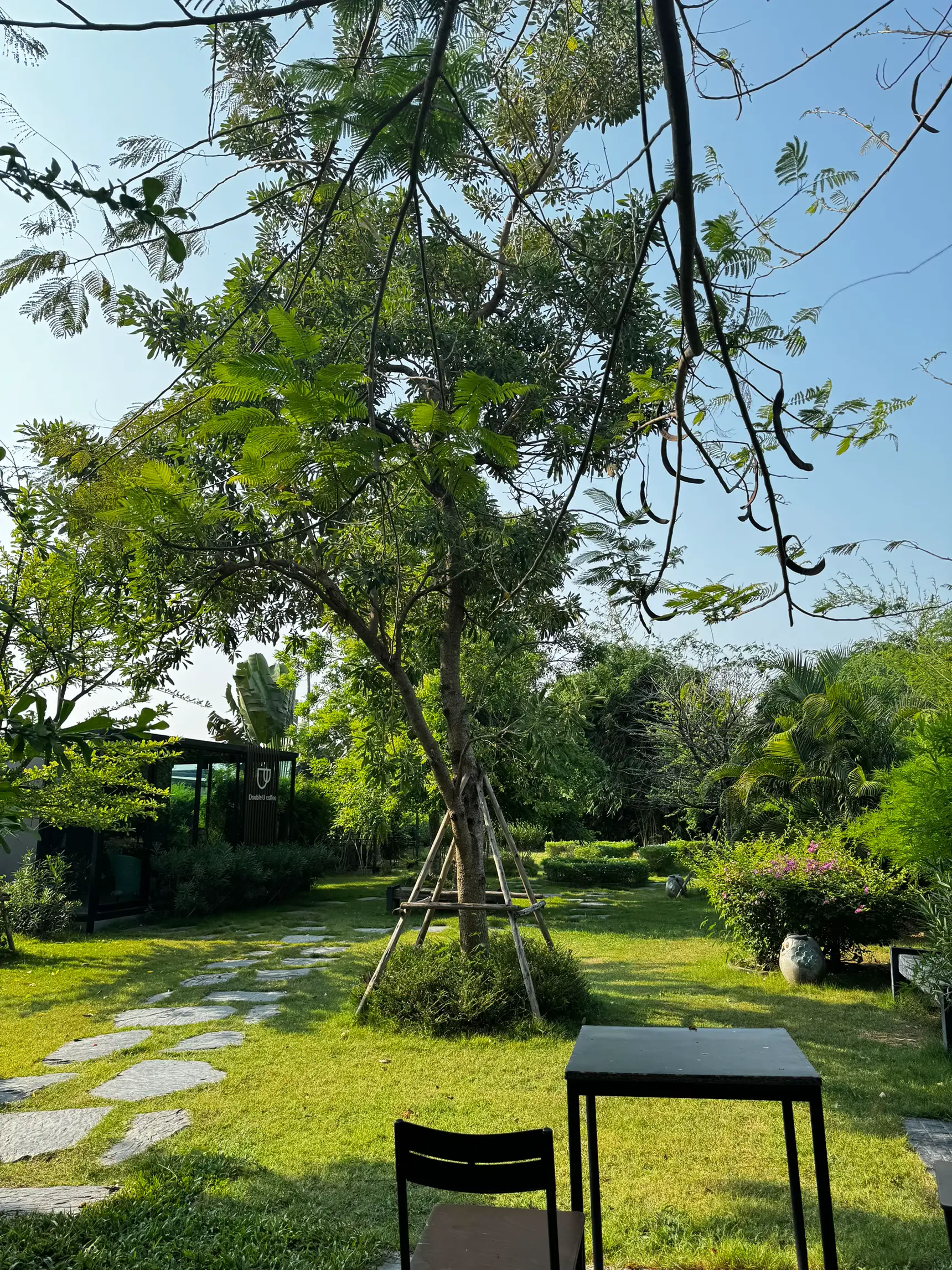 Double U coffee: หลบร้อน มาพึ่งร้าน(กาแฟ) | แกลเลอรีที่โพสต์โดย PING.KTBD | Lemon8