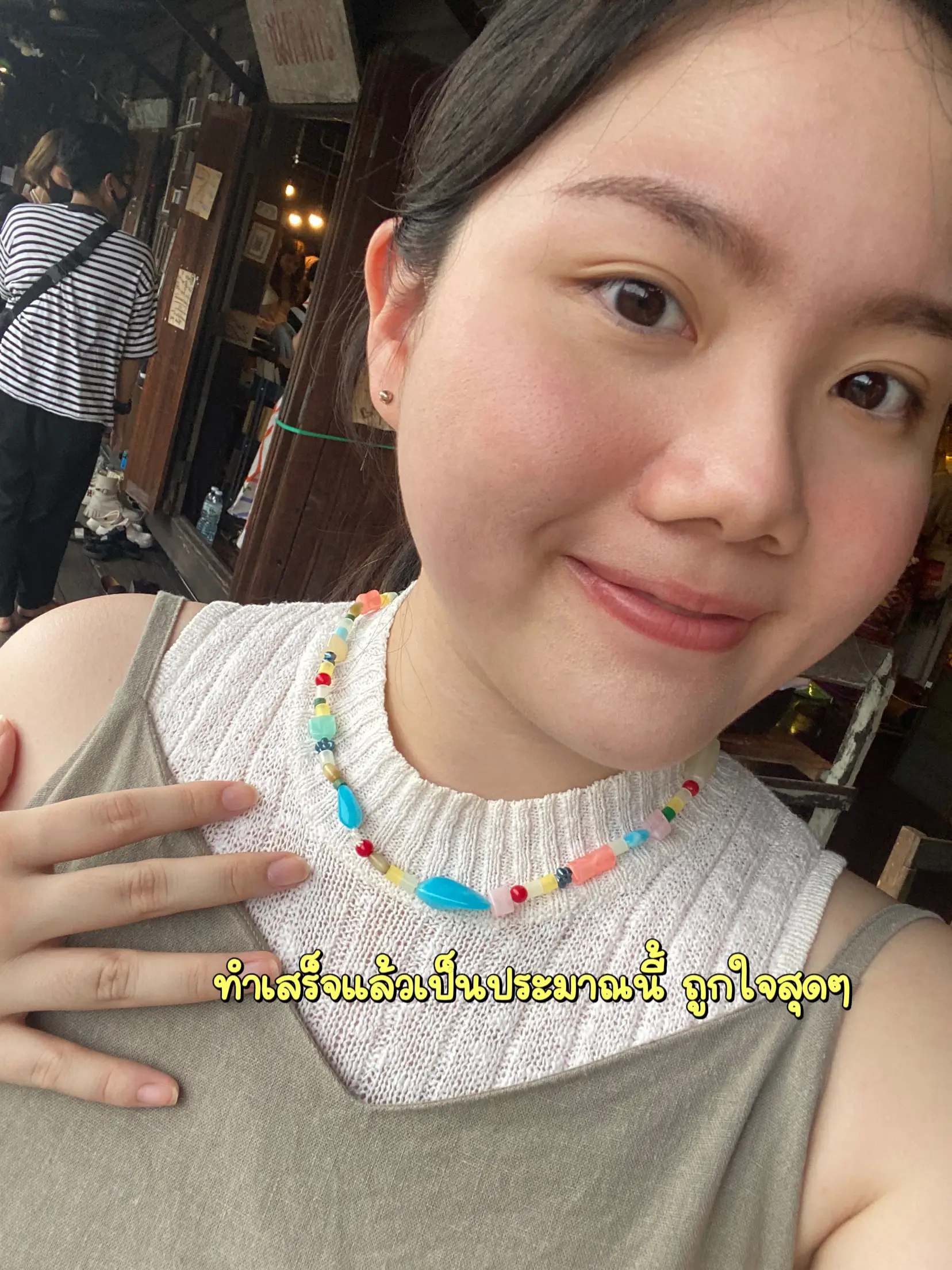 Workshop ทำสร้อยเอง น่ารักปุ้กปิ้กทำง่ายมาก | แกลเลอรีที่โพสต์โดย lyviews | Lemon8