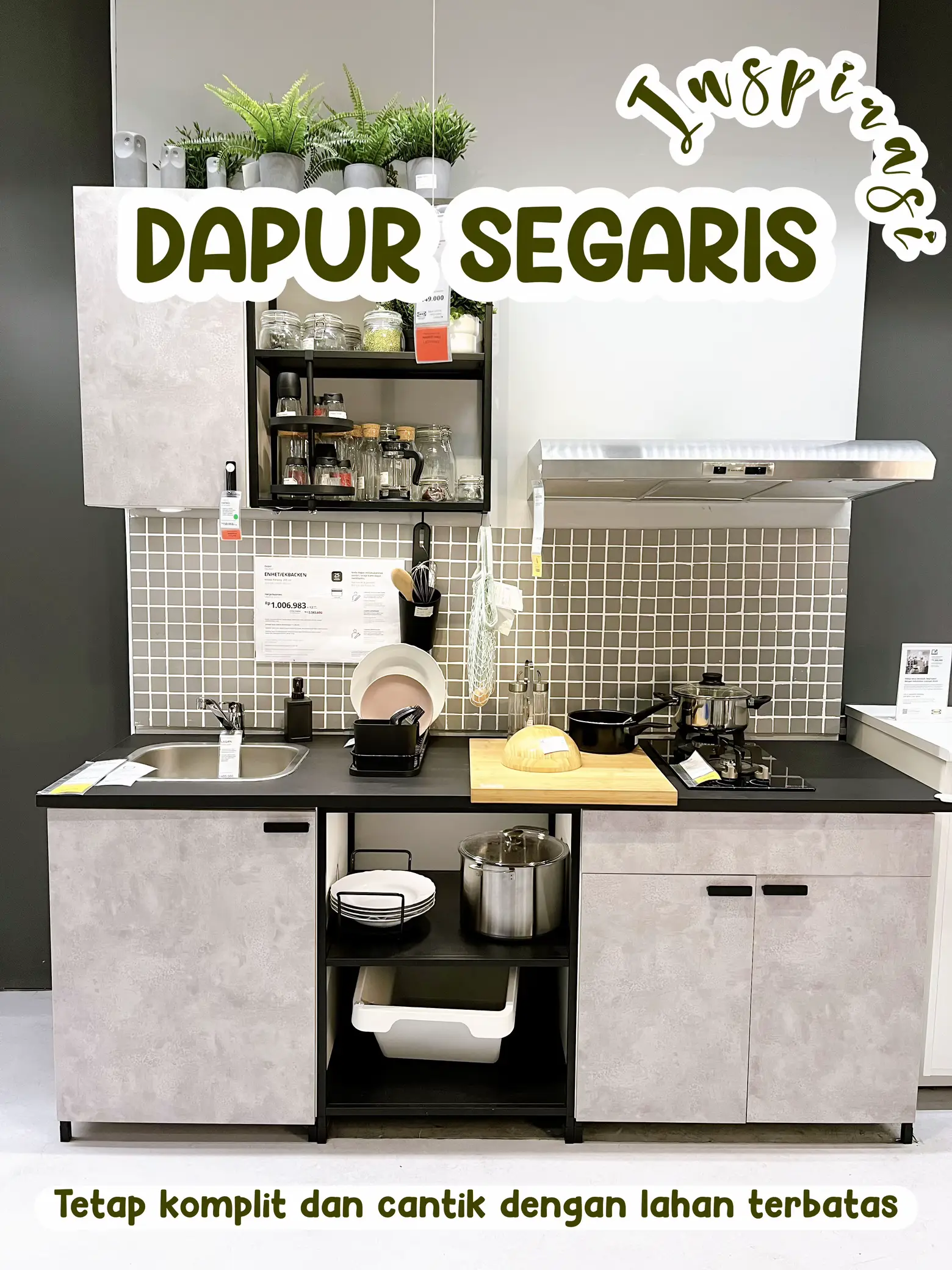 Inspirasi Dapur Segaris Tetap Cantik | Galeri diposting oleh rumahnya ...