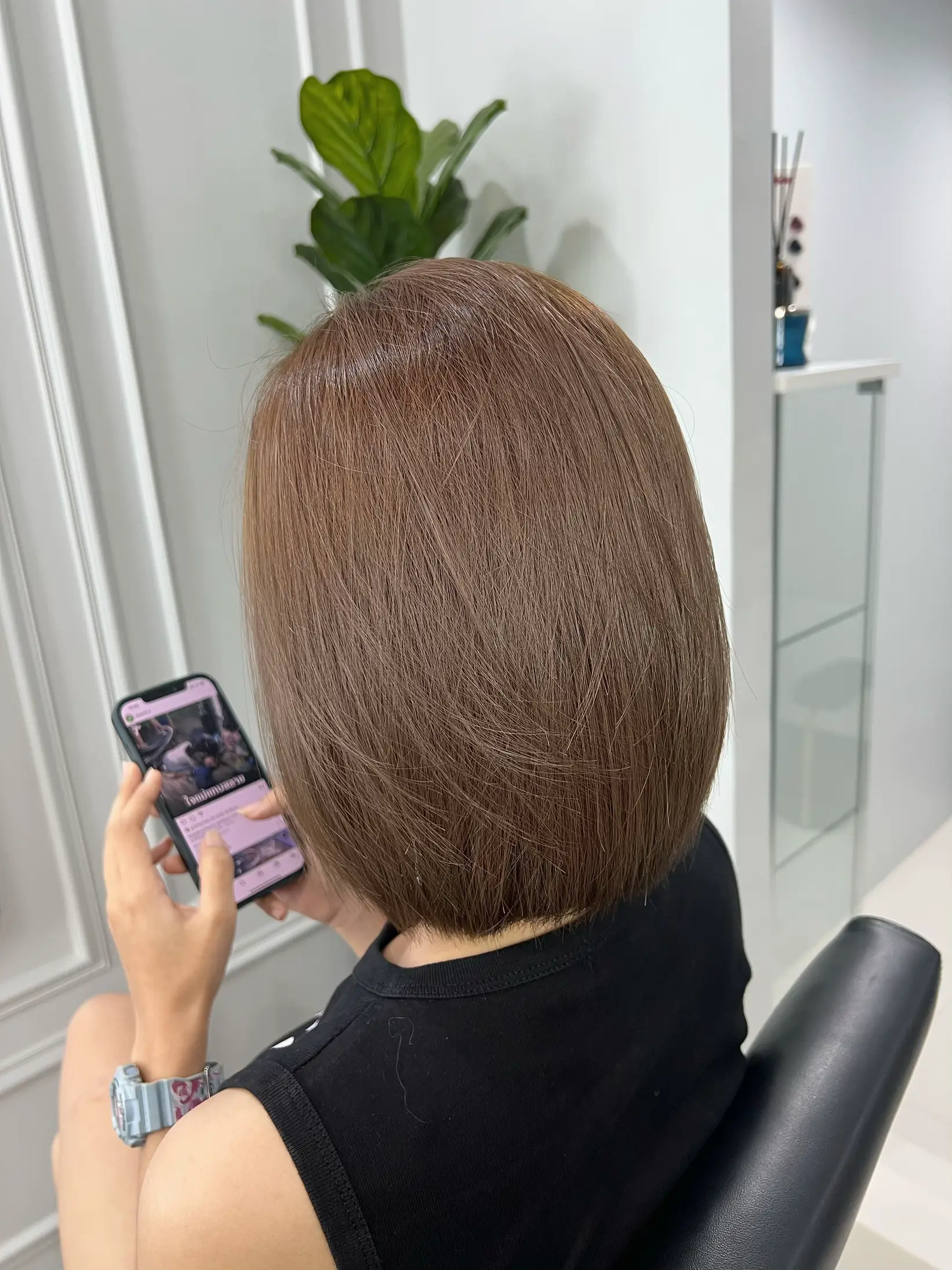 สีผมแบบไม่ฟอก และทำให้ผมดูสุขภาพดี จึ้งมากแม่ 😍 | แกลเลอรีที่โพสต์โดย Mullicha_ging | Lemon8