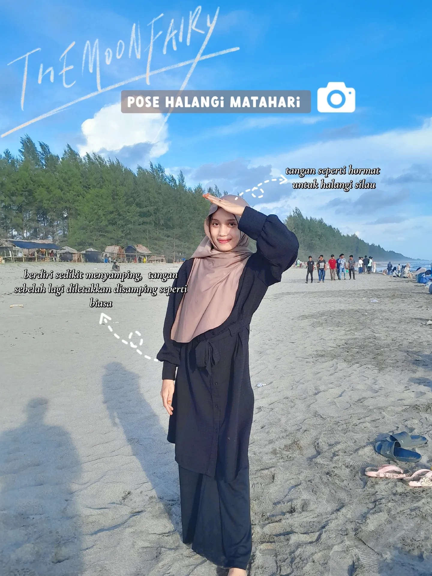 ide pose di pantai agar terlihat lebih anggun | แกลเลอรีที่โพสต์โดย ...