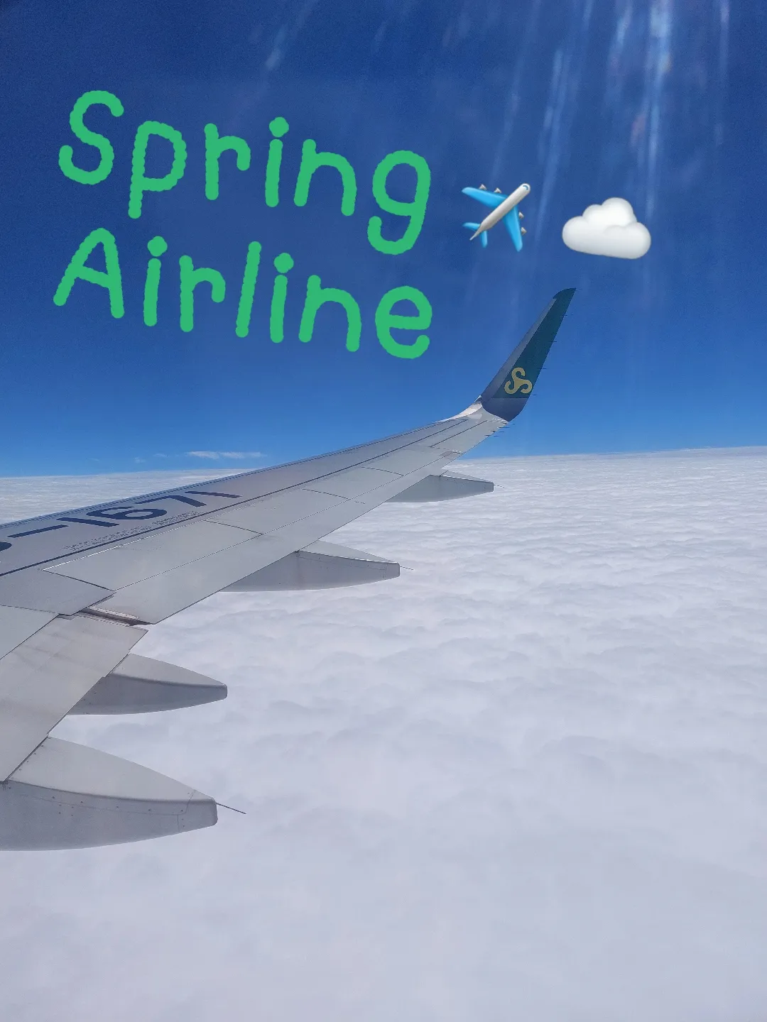 รีวิวสายการบิน Spring airline ️ | แกลเลอรีที่โพสต์โดย ป่านปุ๋ย | Lemon8