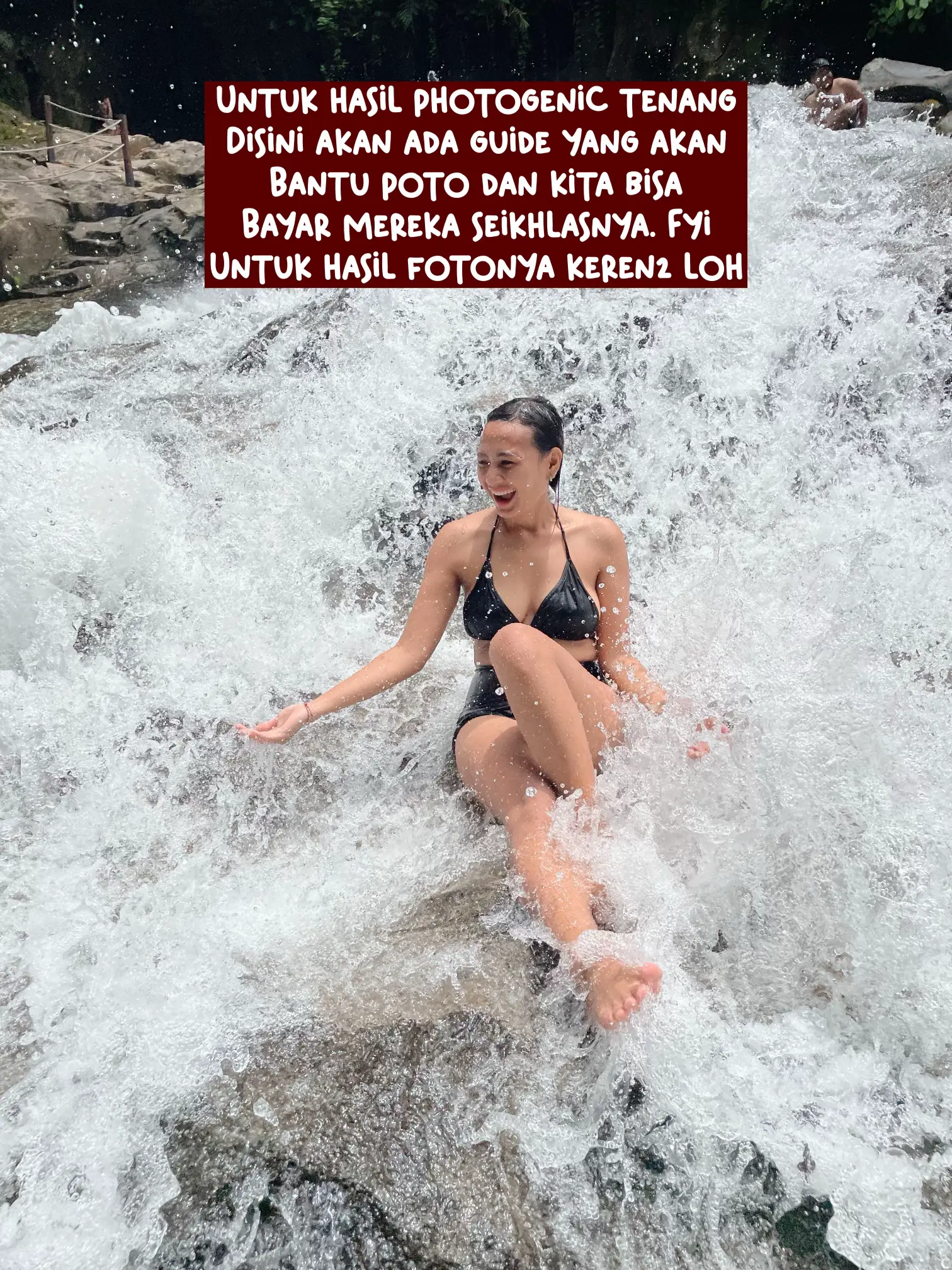 Explore Goa Rang Reng Waterfall Bali | Galeri diposting oleh nesyaadenisaa | Lemon8