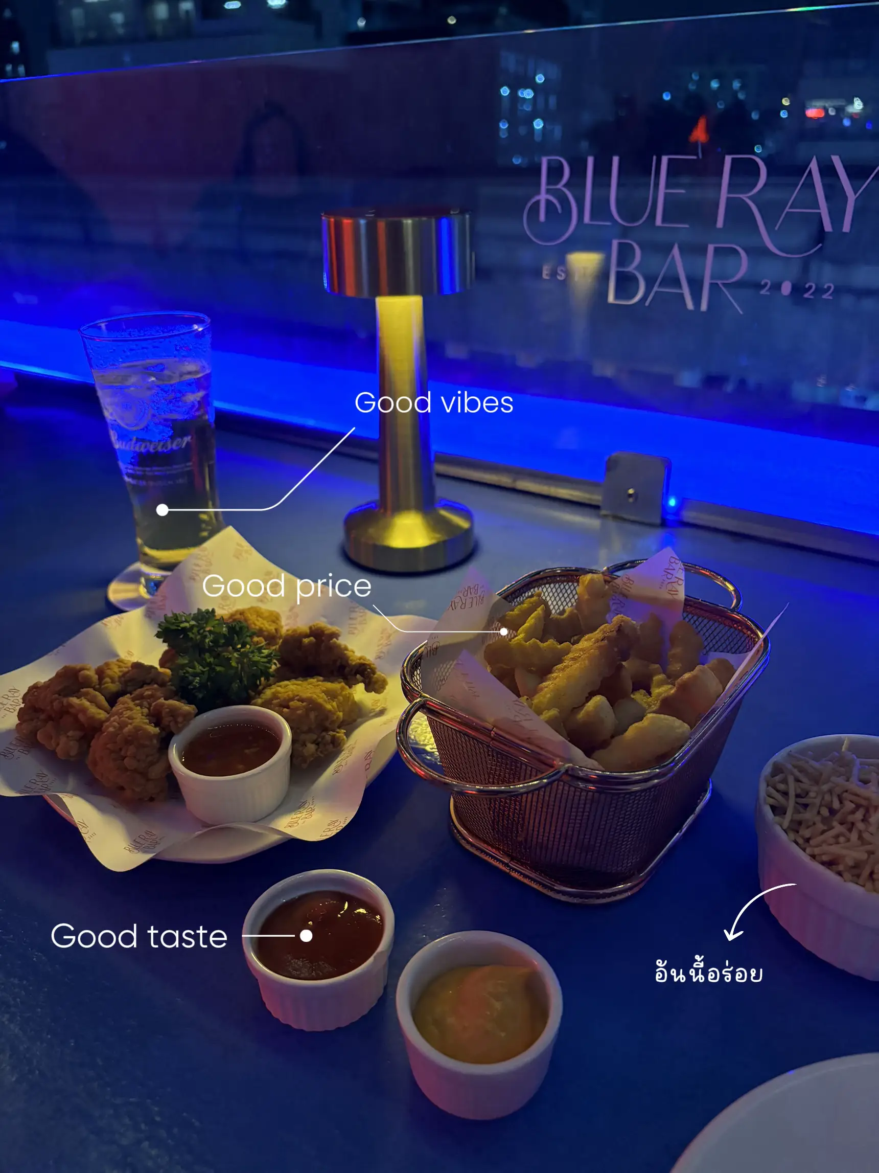 Blue Ray Bar Rooftop 🍺 ติด BTS พญาไท | แกลเลอรีที่โพสต์โดย Khemapsorn ...