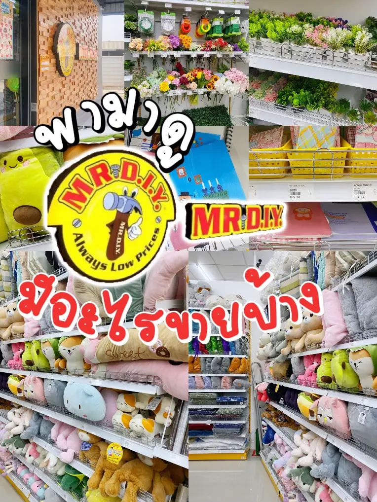 พาส่อง 👀MR. DIY😎 มาร้านเดียวซื้อของเข้าบ้านได้ครบ‼️ | แกลเลอรีที่โพสต์โดย Bell.typ🌻 | Lemon8