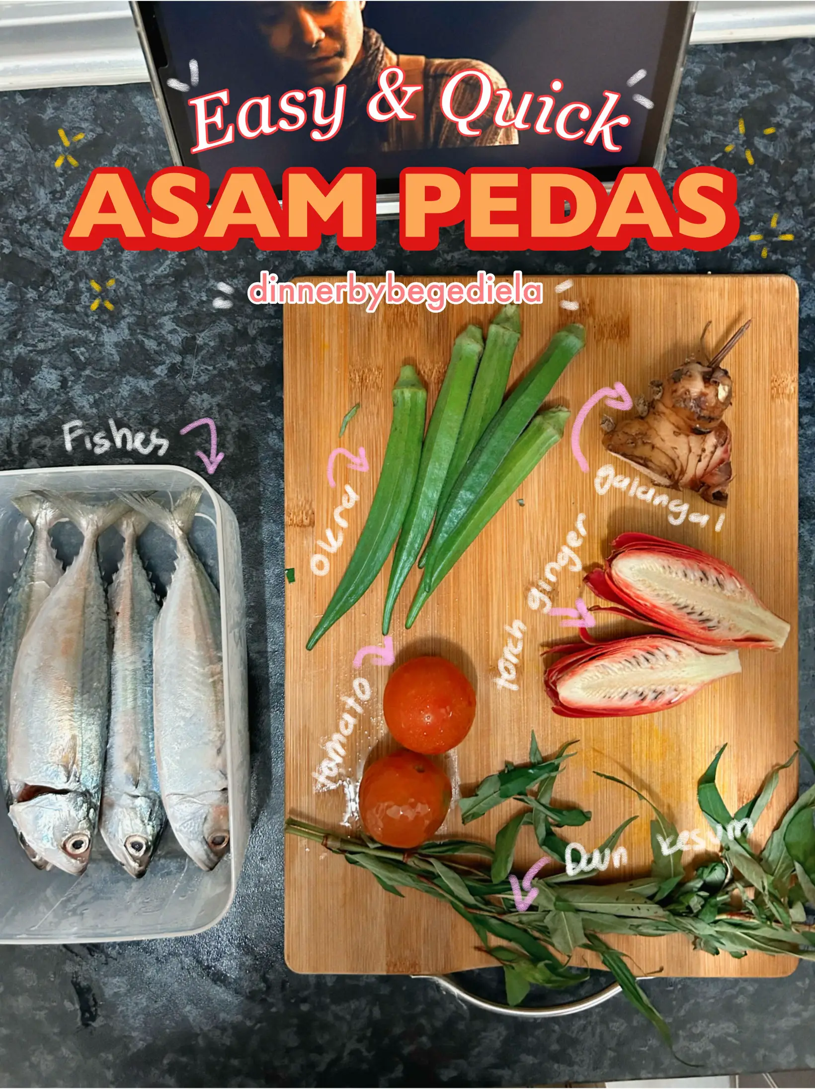 Quick & Easy Asam Pedas | Galeri disiarkan oleh Begedielamasak | Lemon8
