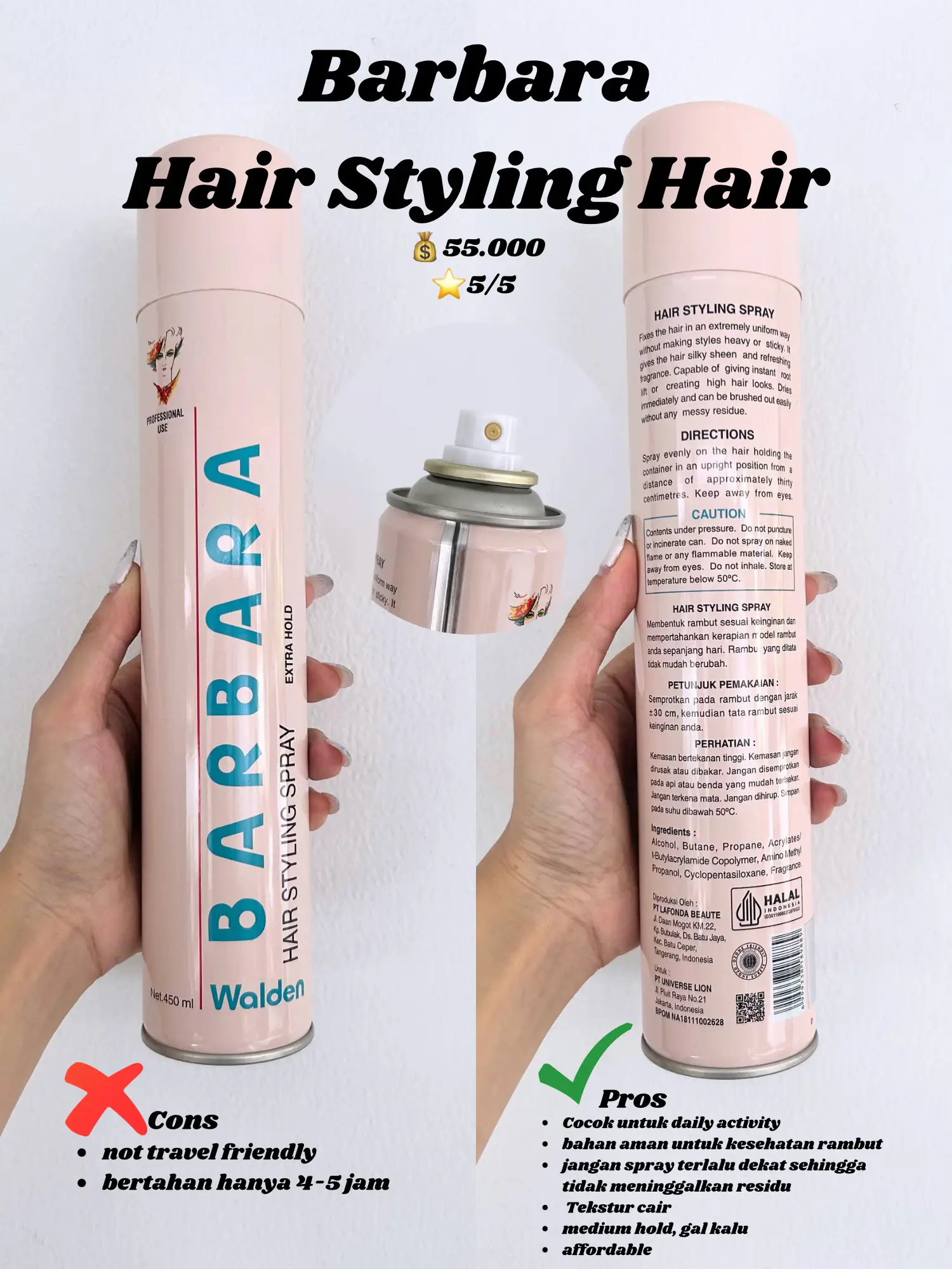 20 ide Perbedaan Hairspray Barbara Merah Dan Pink teratas di 2024