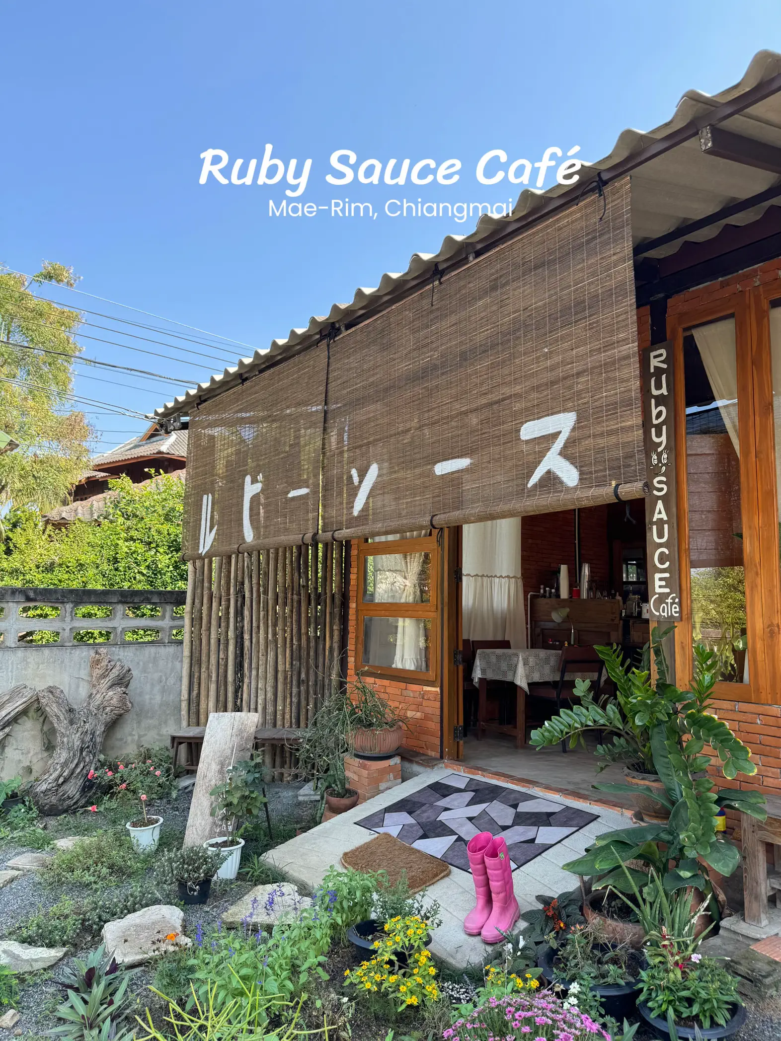 Ruby Sauce Café 🎏 คาเฟ่ลับเชียงใหม่ แม่ริม ไม่แวะคือพลาด! | แกลเลอรีที่โพสต์โดย mynaphats | Lemon8
