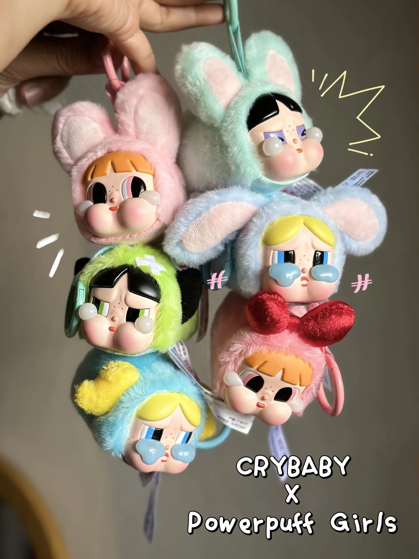 พวงกุญแจ Cry baby x The Powerpuff Girls | แกลเลอรีที่โพสต์โดย ramie🐣 ...
