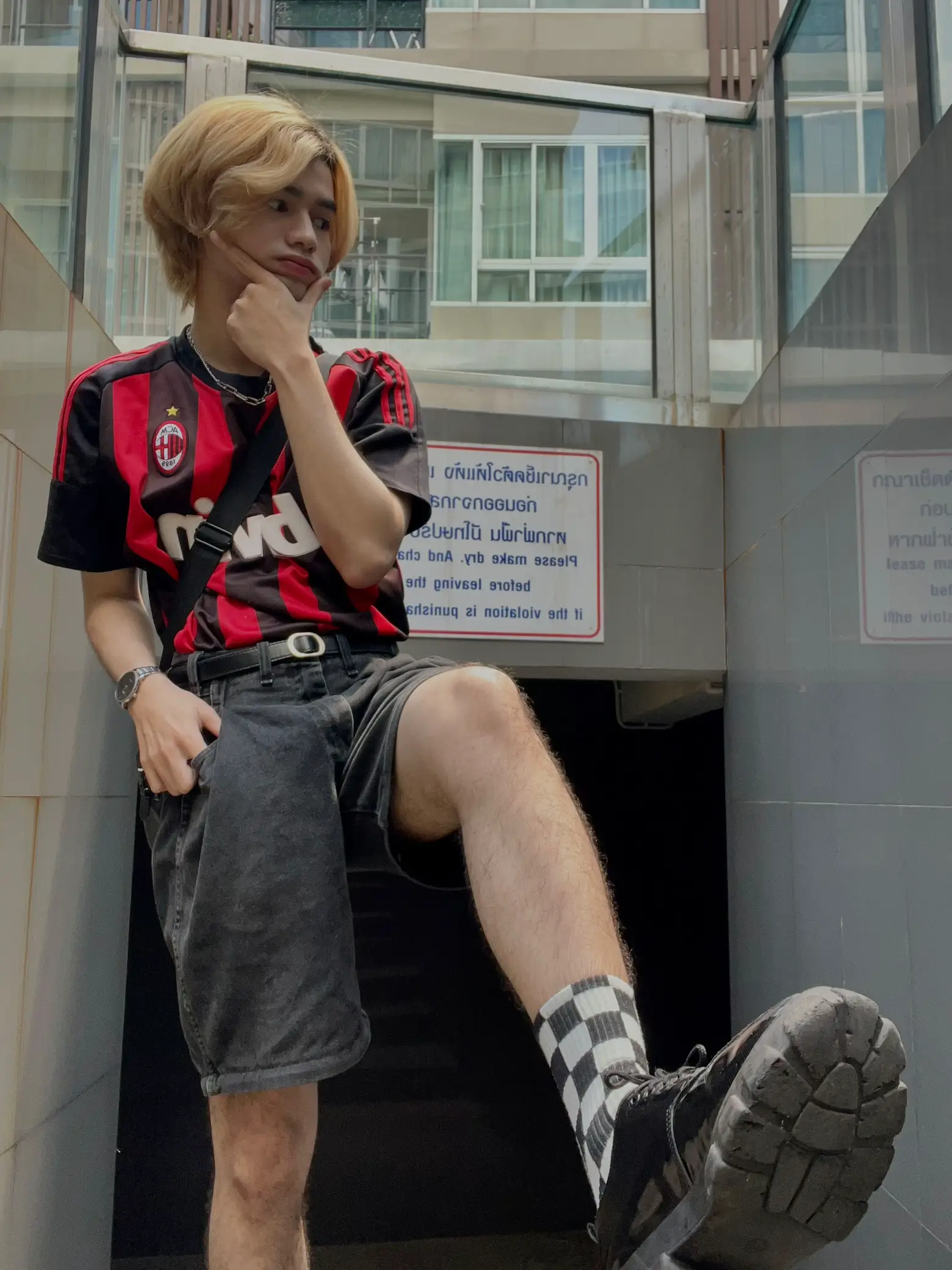 OOTD: Block core style ⚽️ | แกลเลอรีที่โพสต์โดย โลกของเปอตี้ | Lemon8