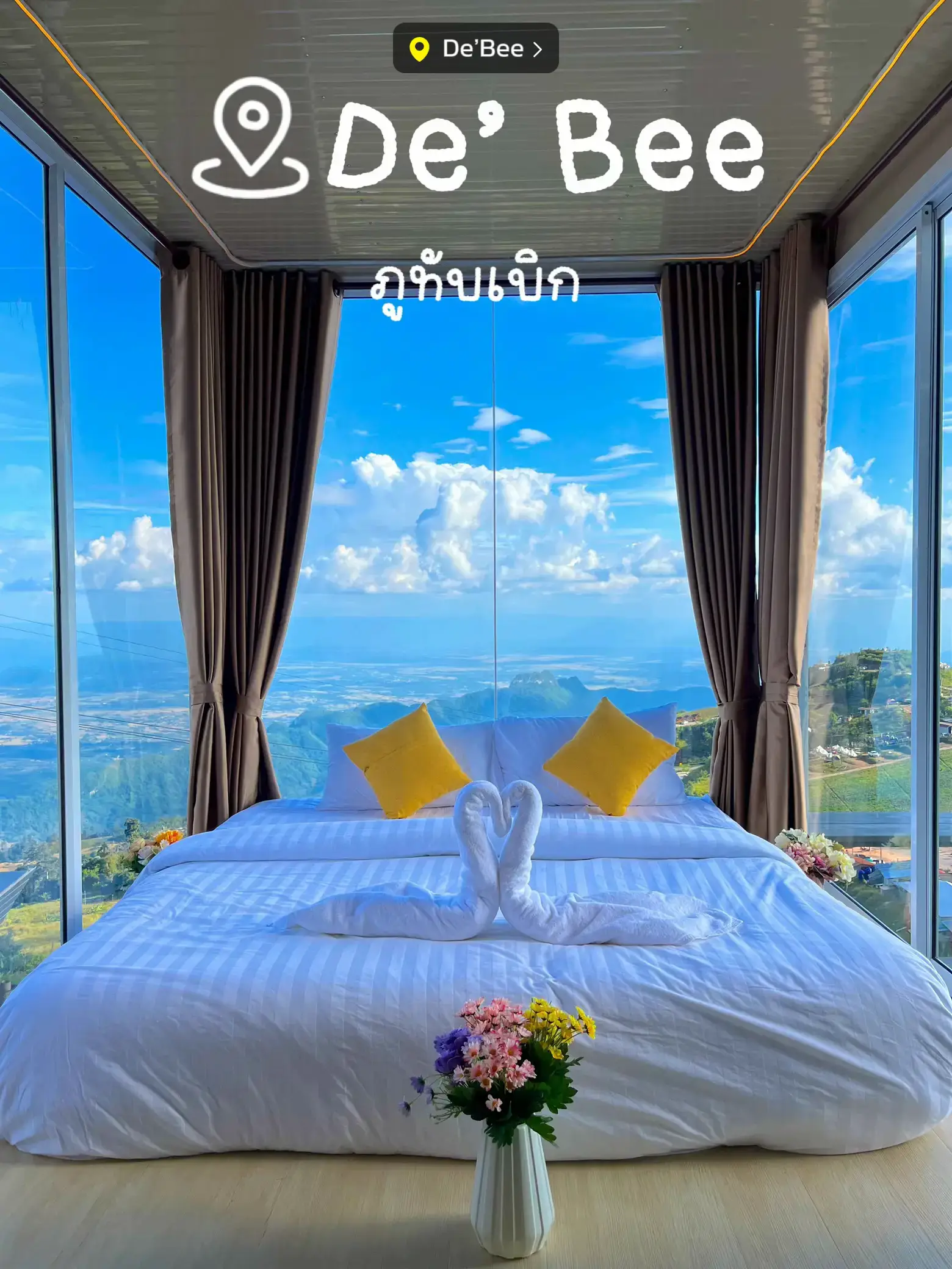 De’ Bee ที่พักเปิดใหม่ที่ภูทับเบิกกับวิวสุดปัง⛅️ | แกลเลอรีที่โพสต์โดย .piano 🎹 | Lemon8