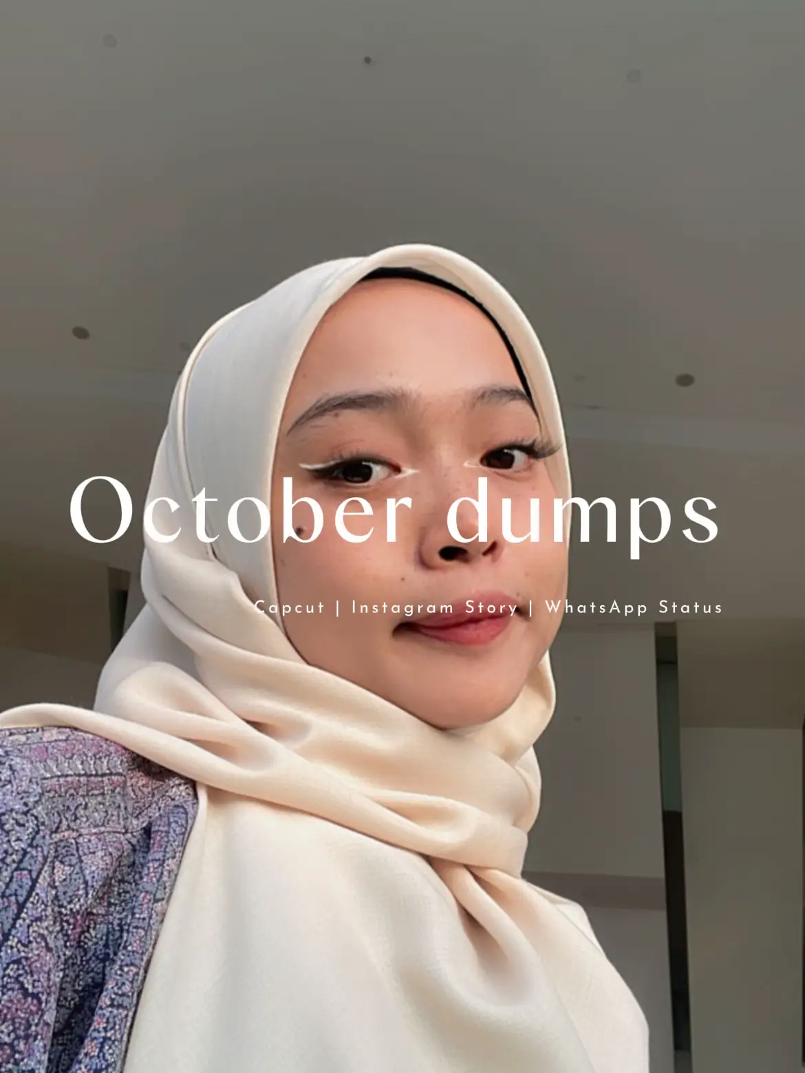 OCTOBER DUMPS: Video Idea ! 🫧🎧🐚 | Video published by Bulan 🌗 | Lemon8