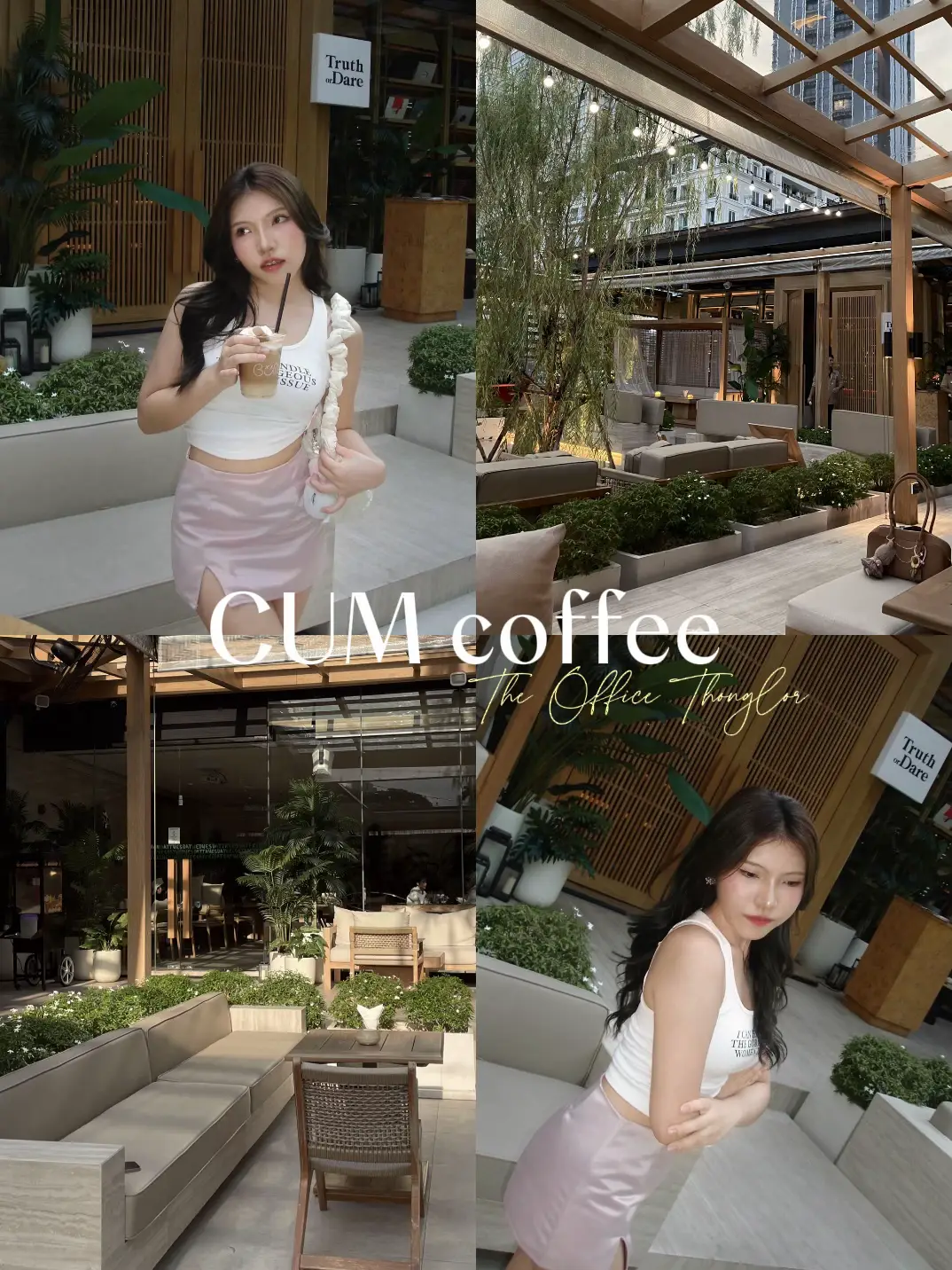 CUM COFFEE TH คาเฟ่นั่งชิลล์ย่านทองหล่อ | แกลเลอรีที่โพสต์โดย Janich | Lemon8