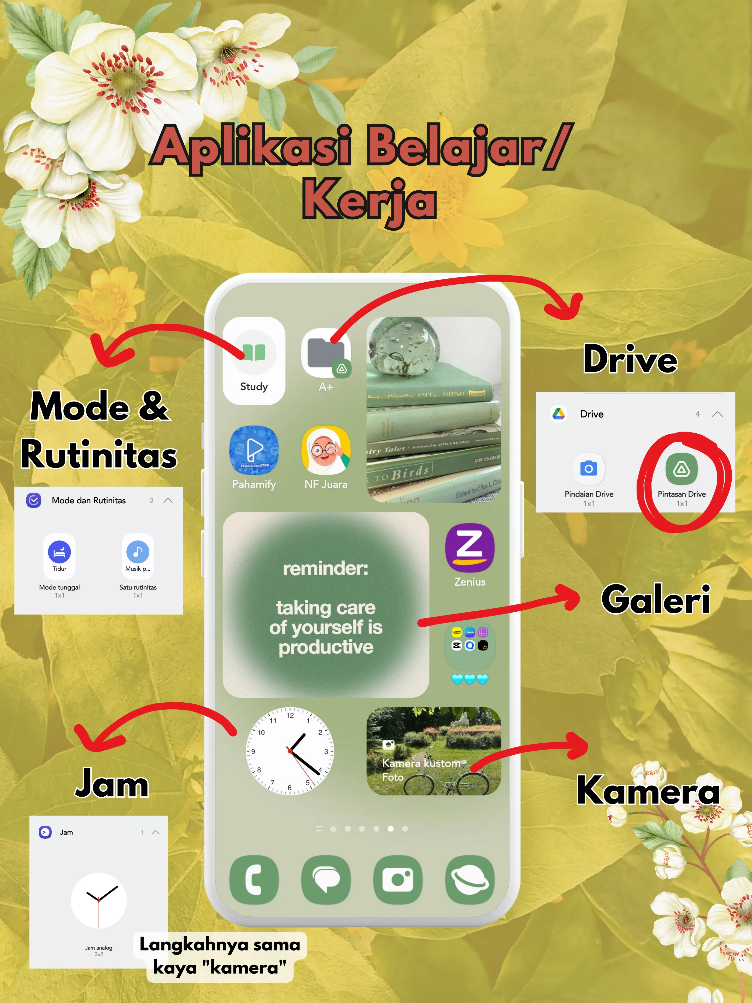 TUTORIAL UBAH LAYAR HP SAMSUNG💗 | Galeri diposting oleh roselsa | Lemon8