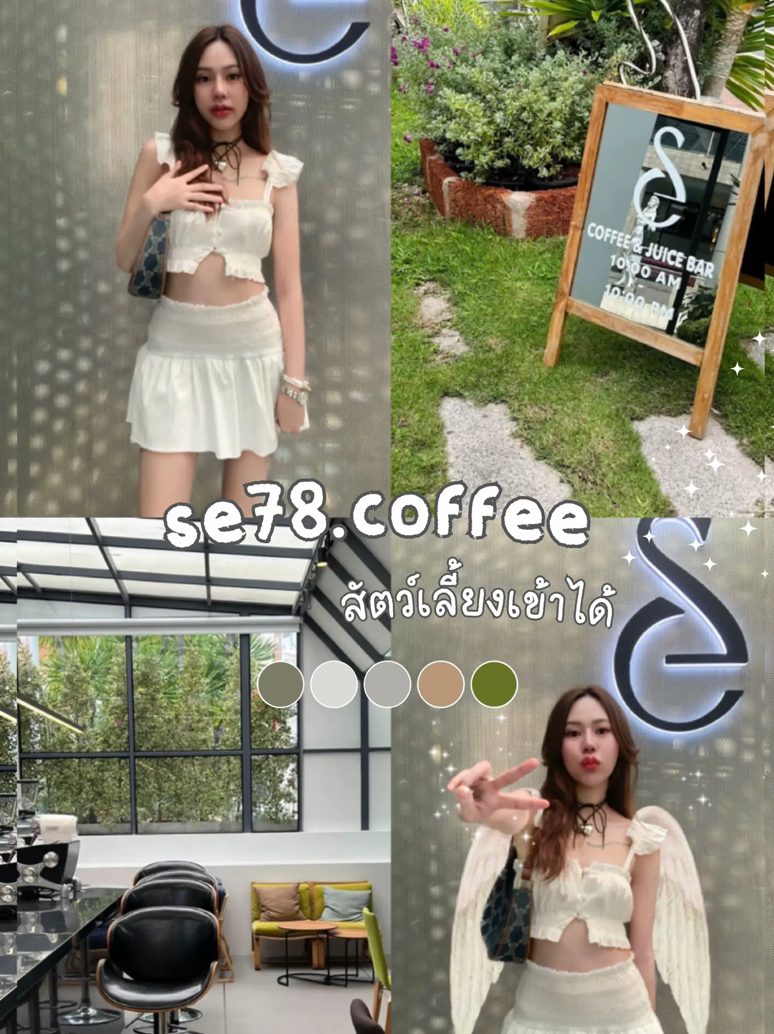 คาเฟ่พัทยา se78.coffee ( สัตว์เลี้ยงเข้าได้ ) 🦮💚 | แกลเลอรีที่โพสต์โดย ...