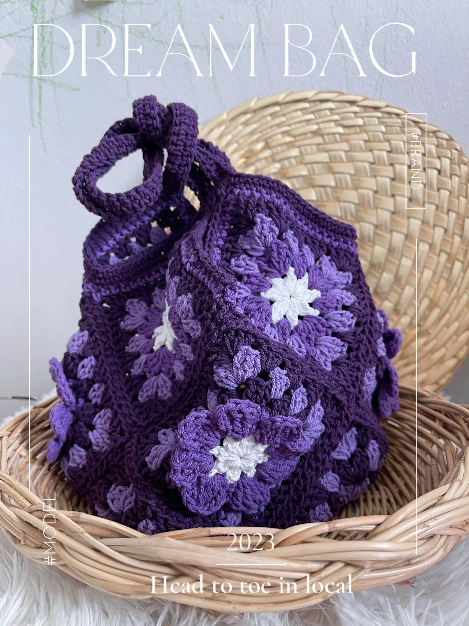 Lavender Crochet Bag | Gallery posted by Handiwork Oom | Lemon8